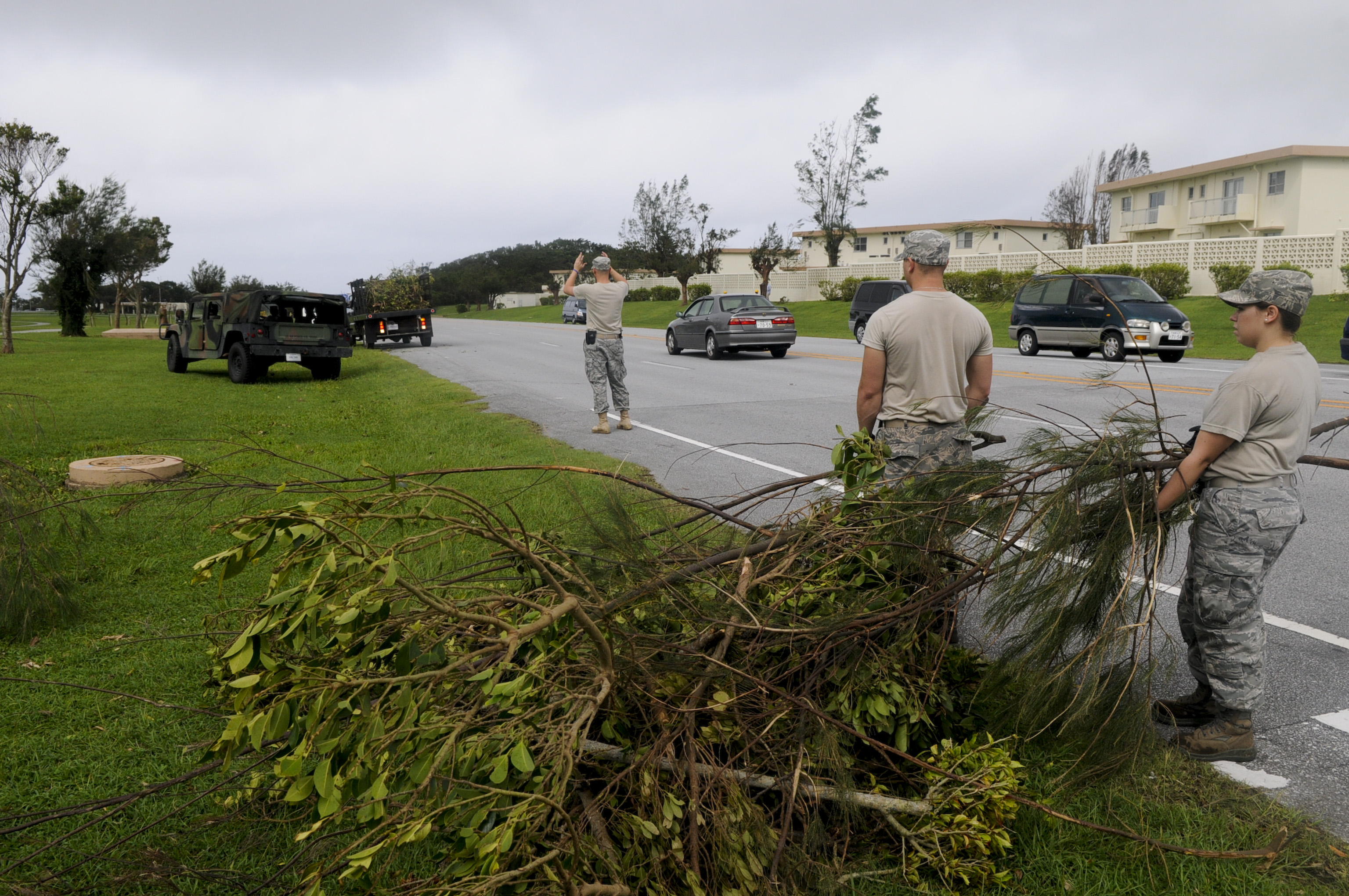 Kadena Airmen clean up after 60-hour typhoon > Air Force > Article Display