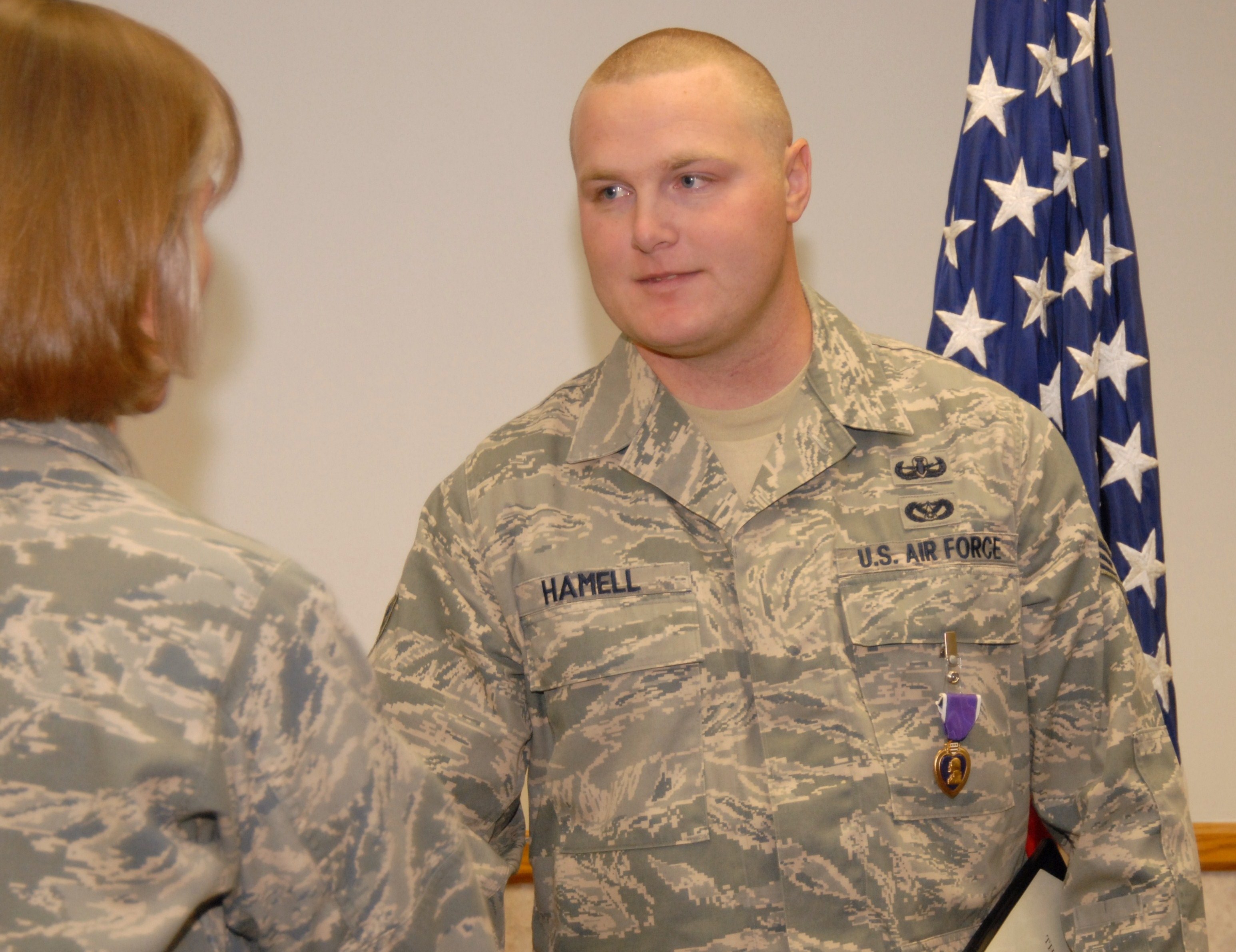EOD Airman receives Purple Heart, Army Commendation Medal with Valor ...