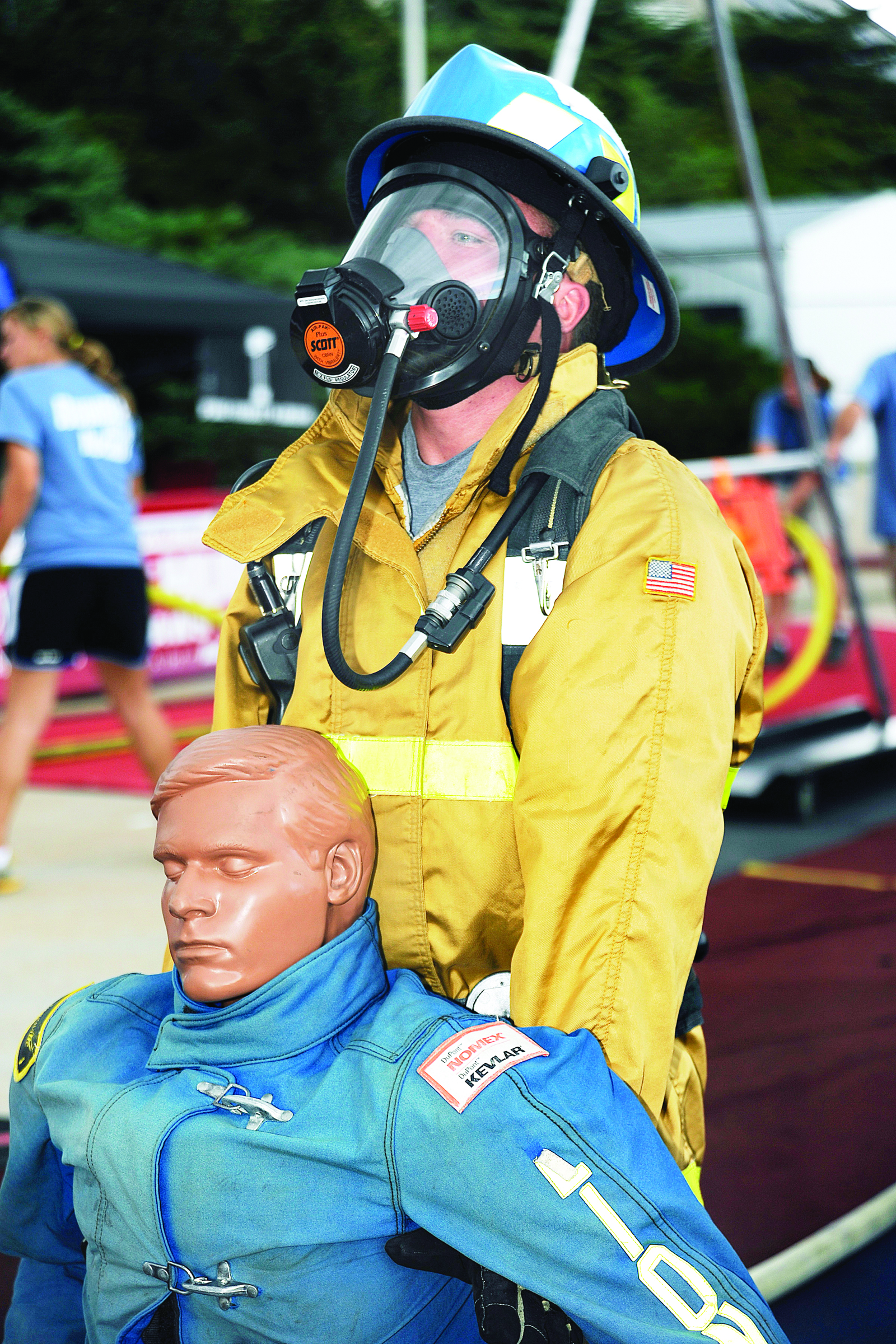 Academy course rumbles with footsteps of regional firefighters > United ...
