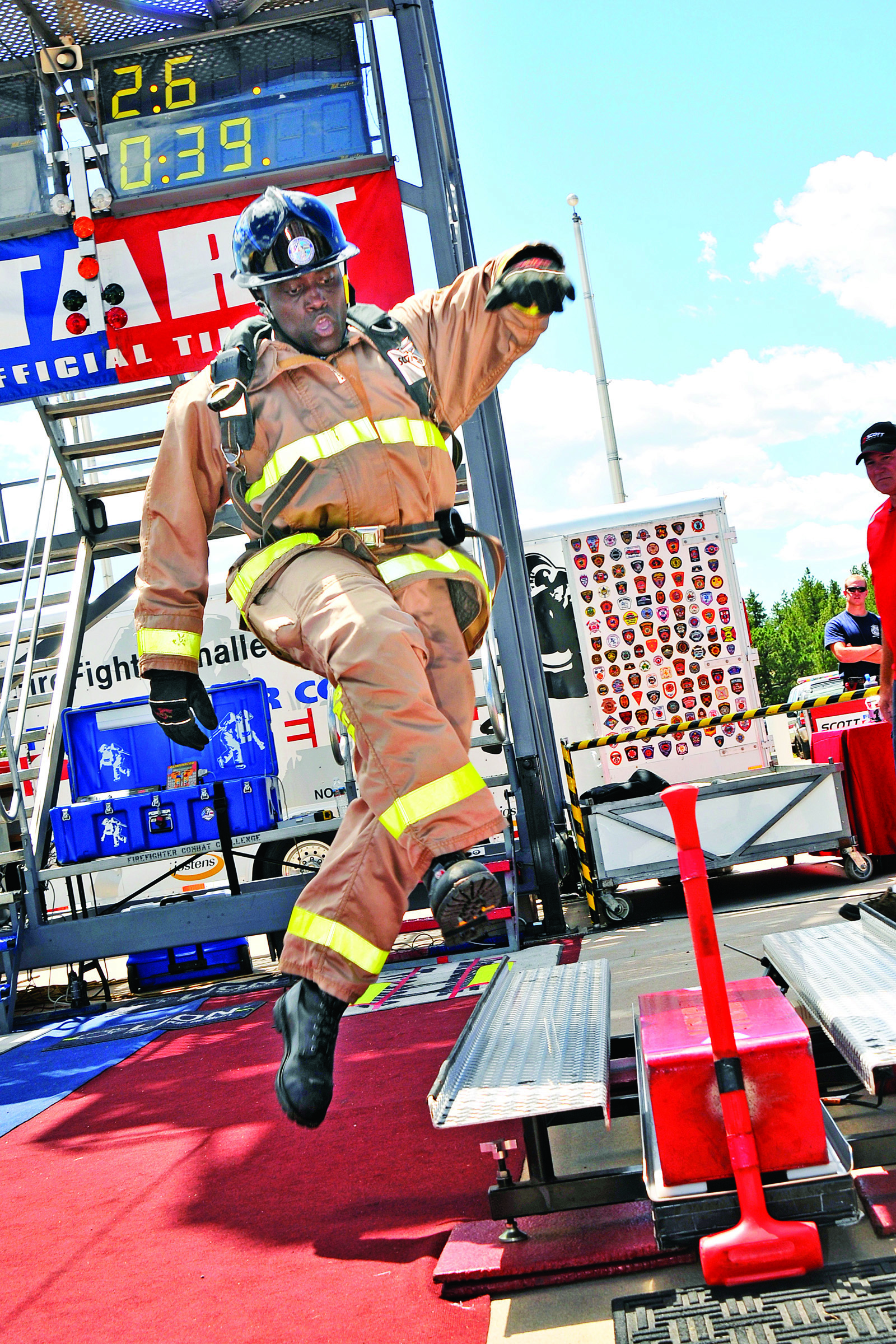 Academy course rumbles with footsteps of regional firefighters > U.S ...