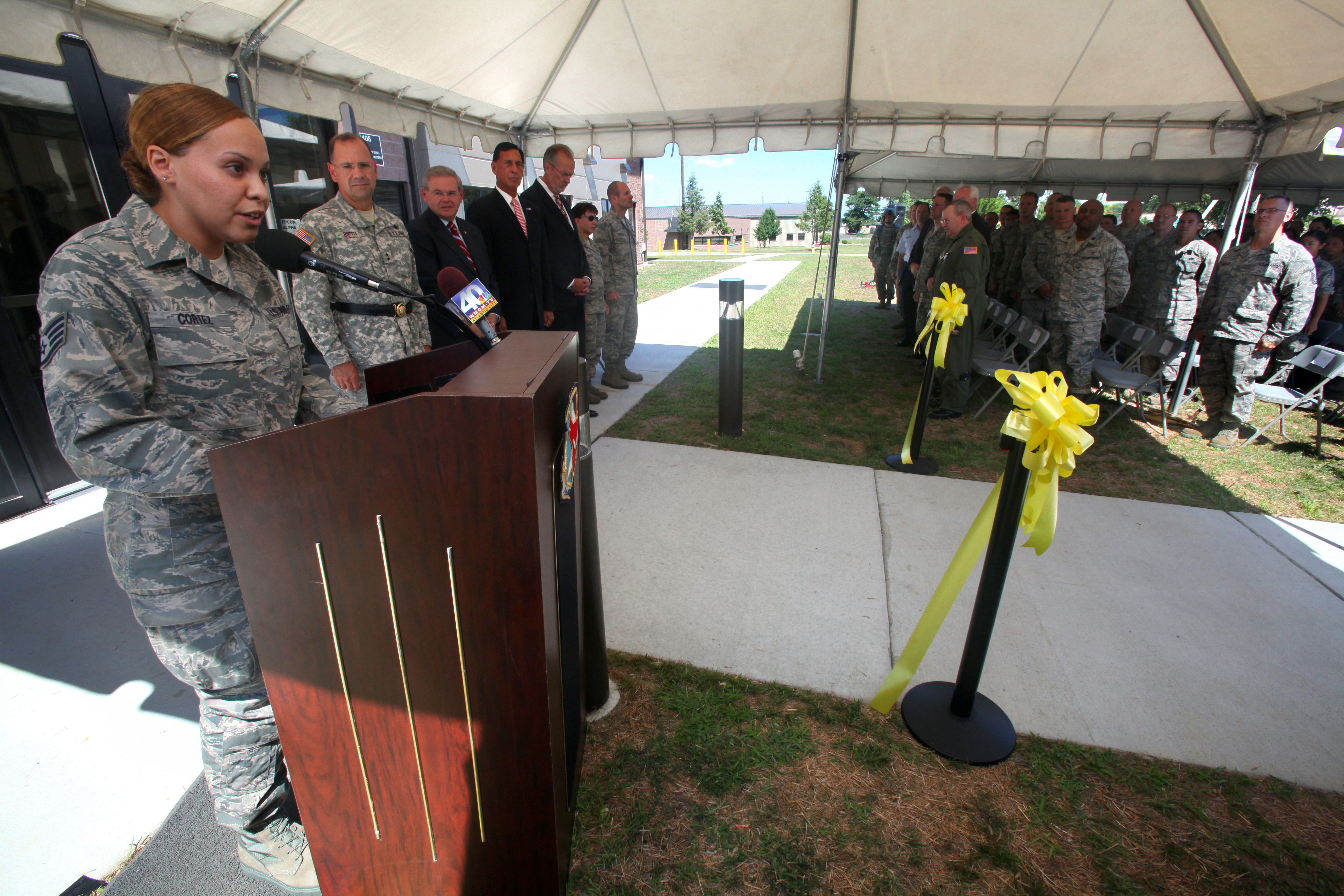 177th Fighter Wing cuts ribbon on new HQ and ASOS buildings