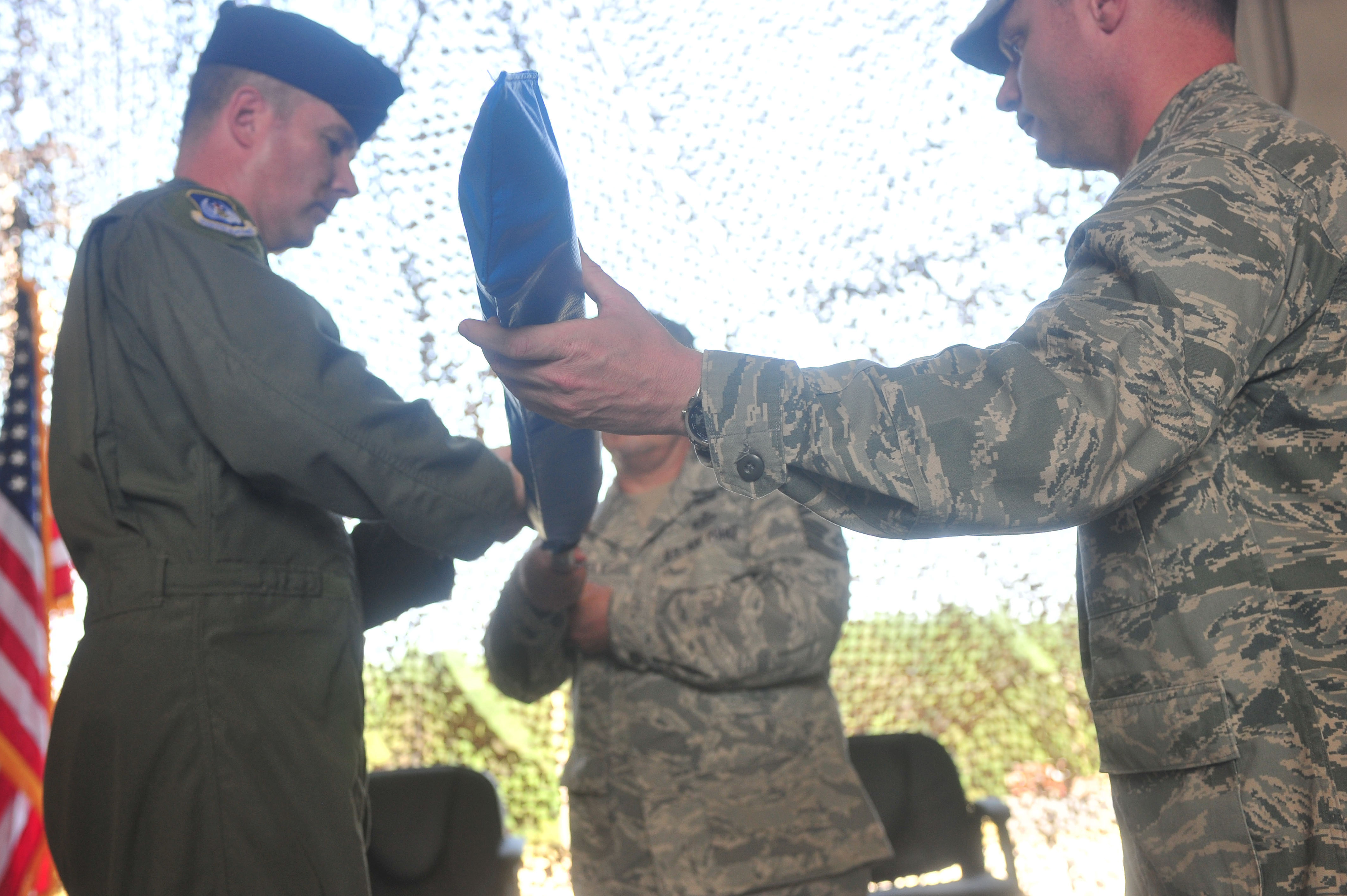 682nd Flag Folding Ceremony