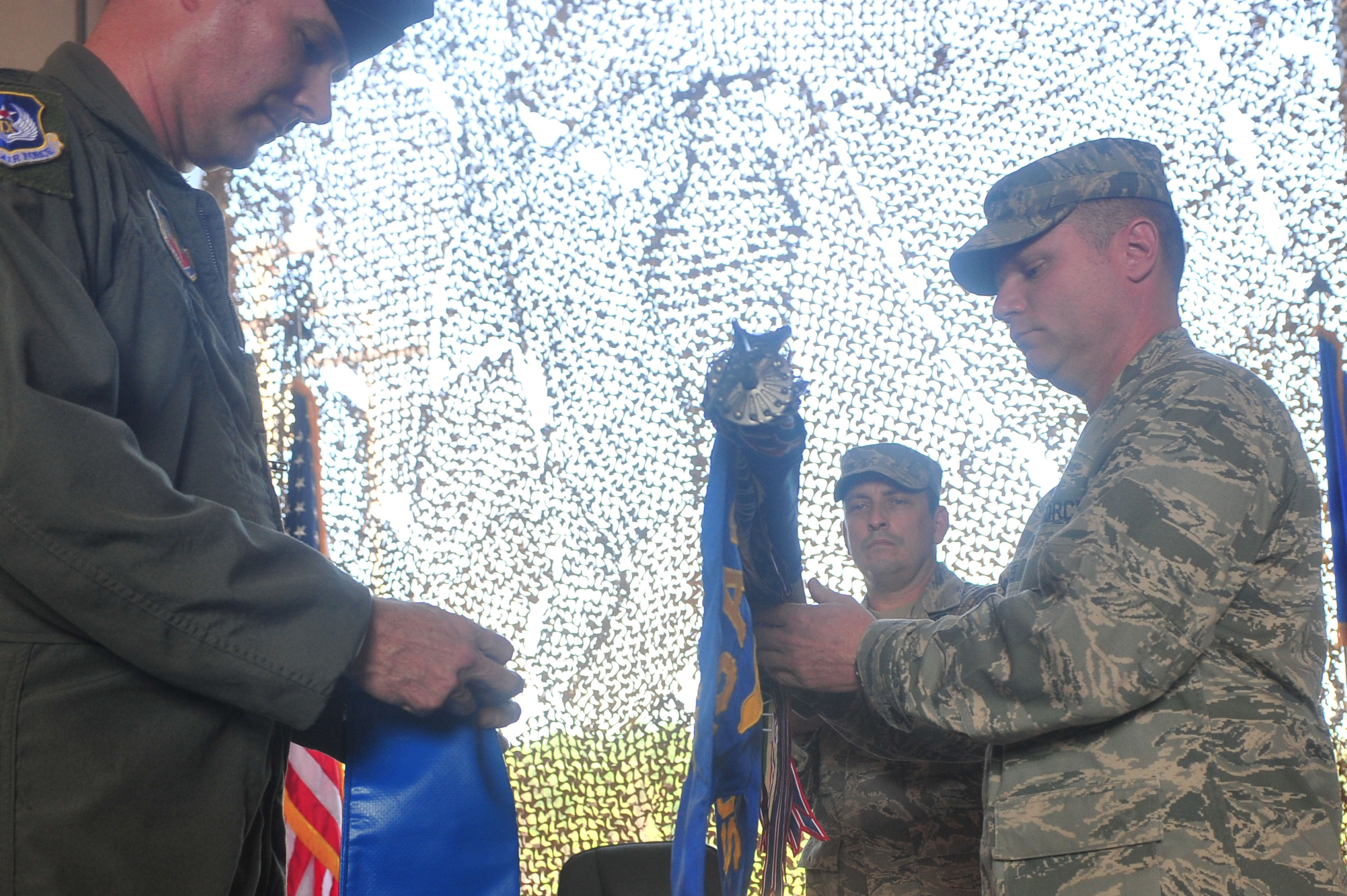 682nd Flag Folding Ceremony