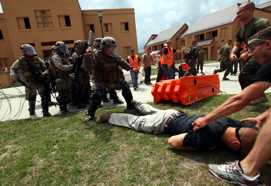 AT Battalion quiets riots at MOUT with non-lethal tactics > United ...