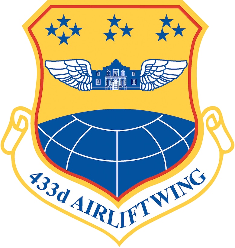 433 AW shield with lighter blue trim
