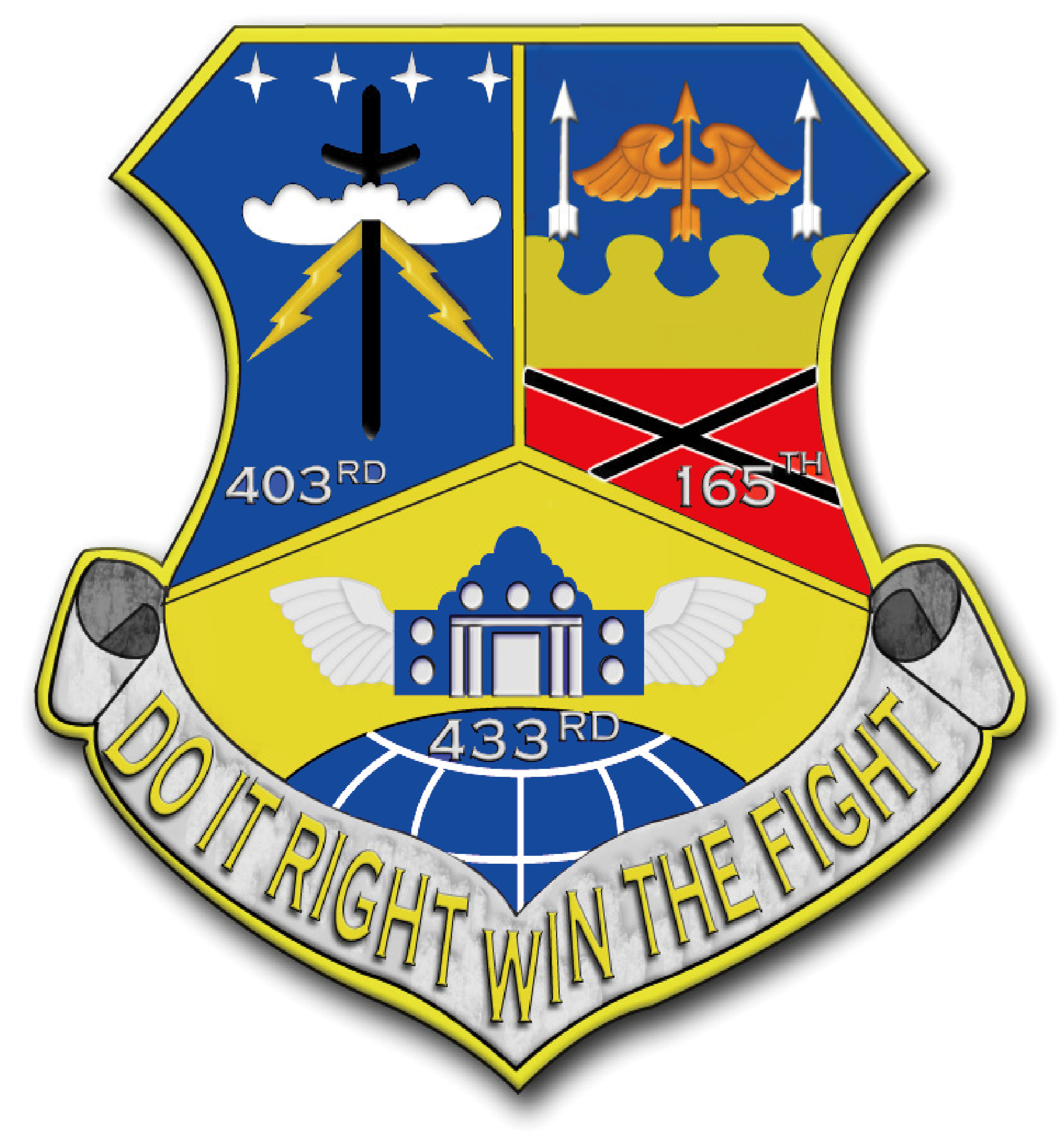 Do it right...Win the fight Commemortive shield