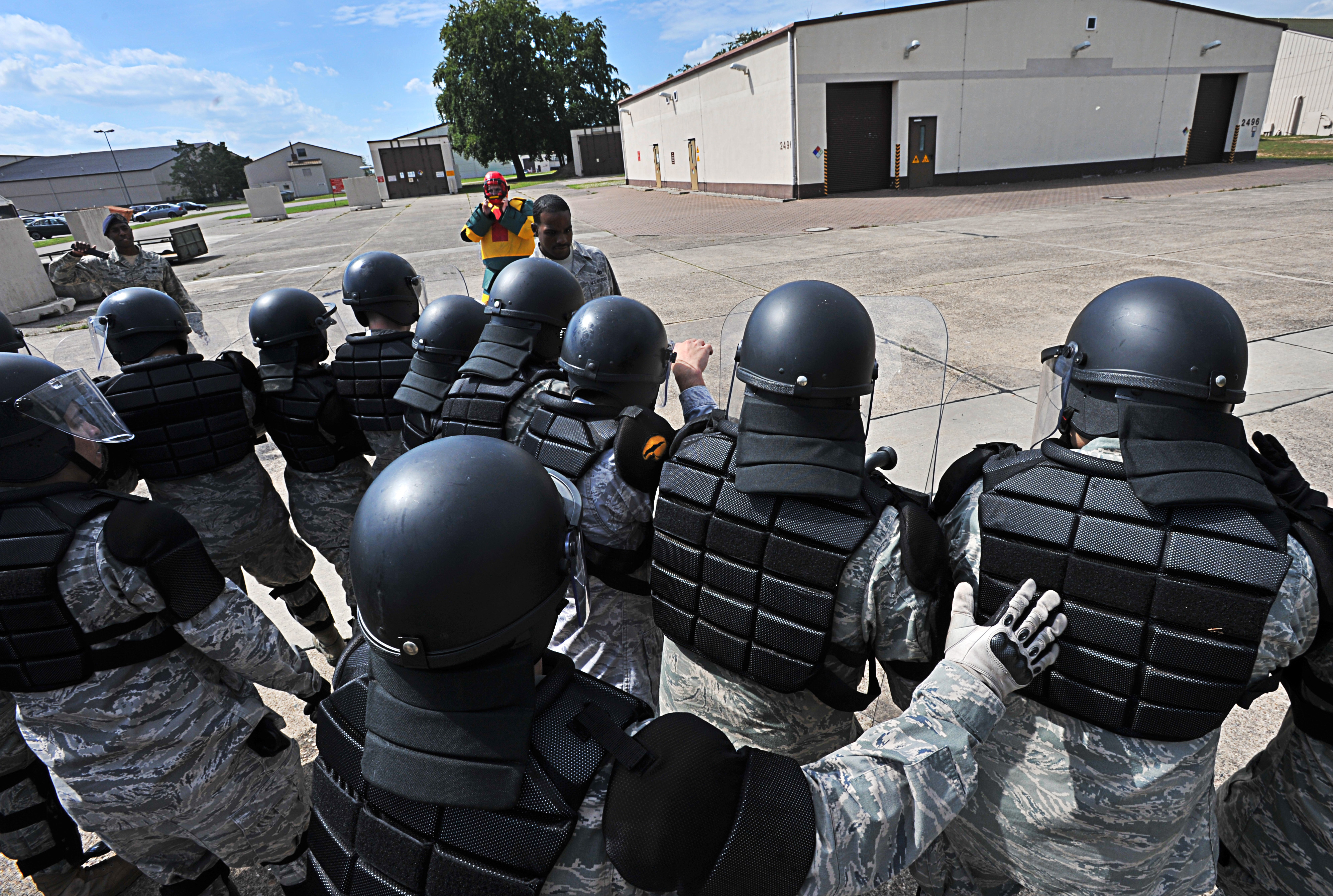 Security forces knock out riot training > Ramstein Air Base > Article ...