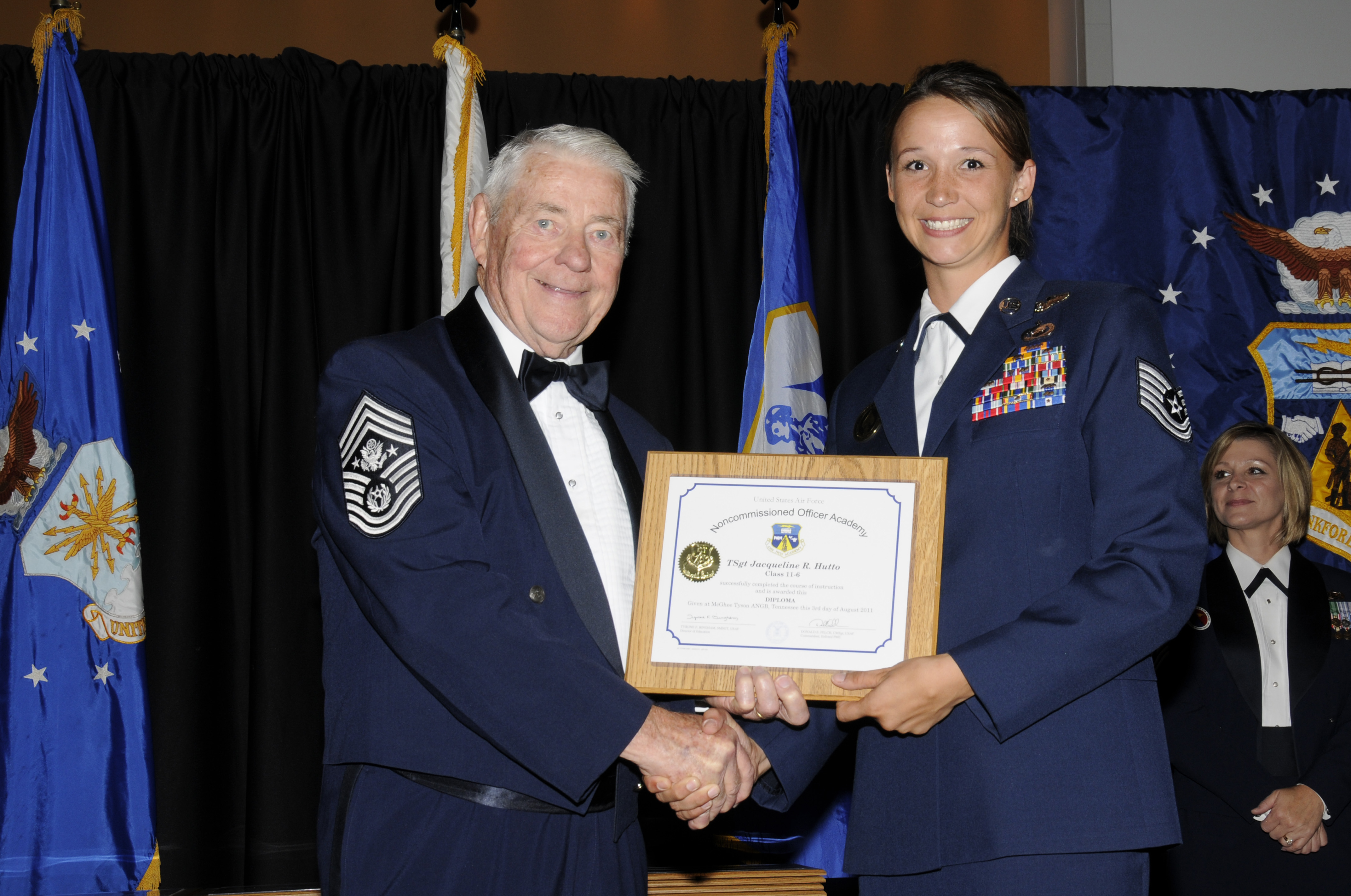 NCOA Class 11-6 distinguished graduate award