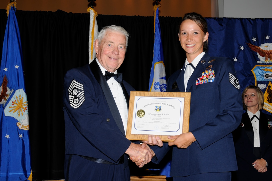 NCOA Class 11-6 distinguished graduate award