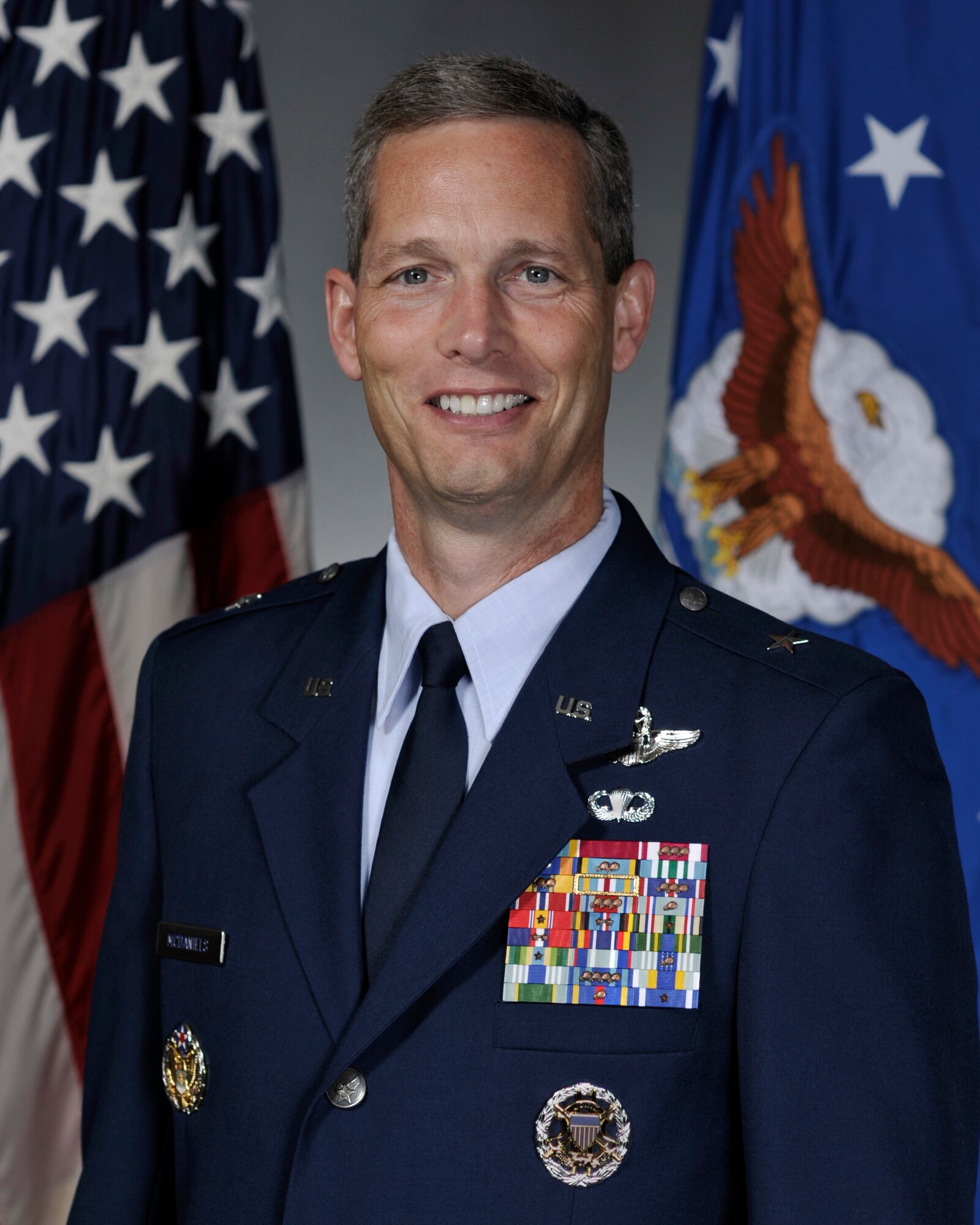 BRIGADIER GENERAL JEFFREY R. MCDANIELS > Air Force > Biography Display