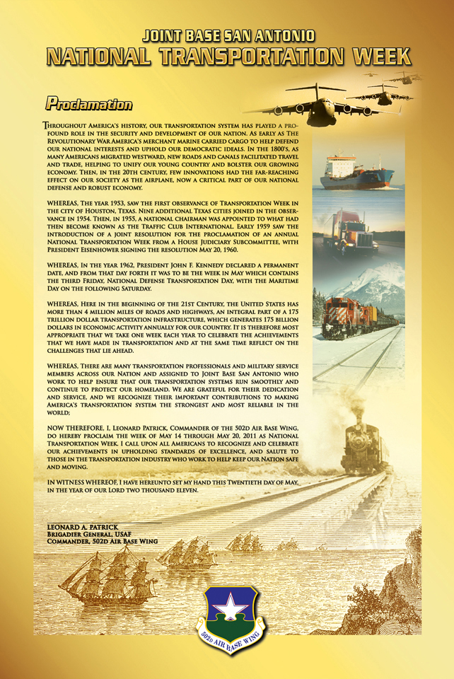 Transportation poster