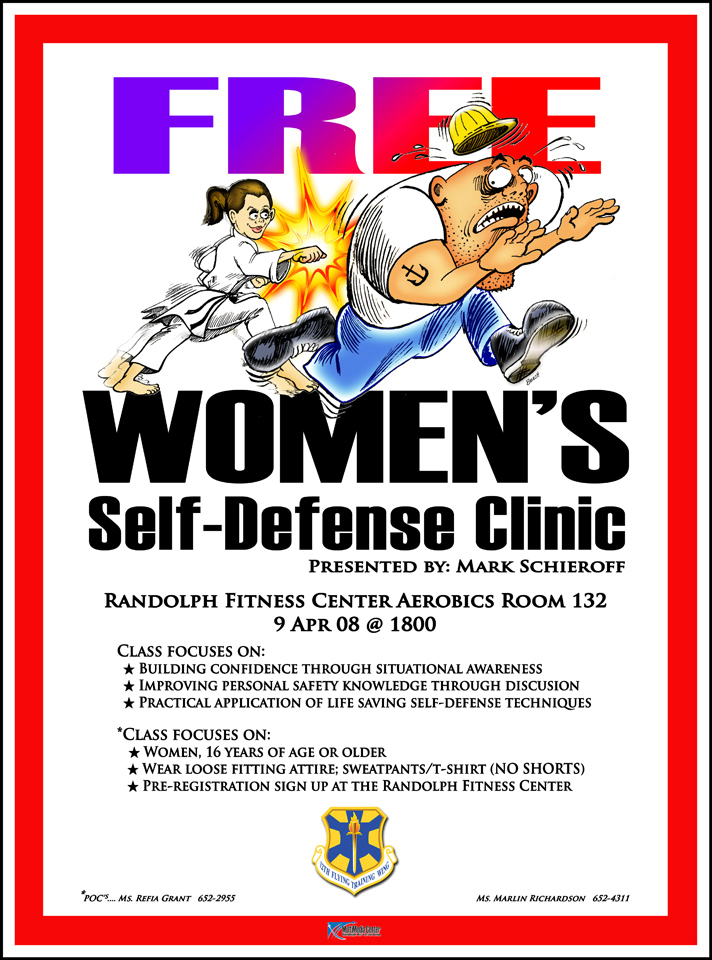 Women's Self Defense Poster