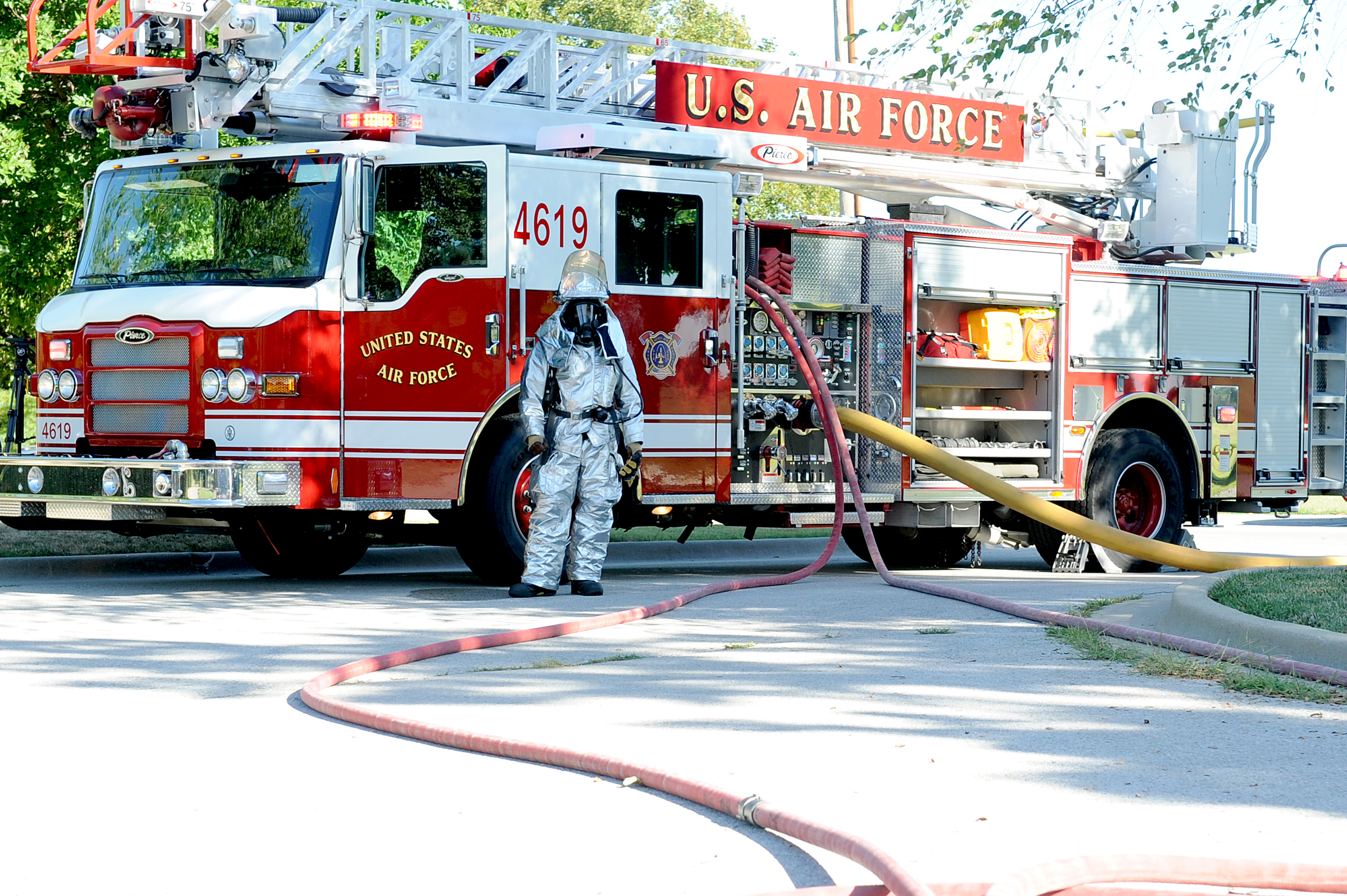 Scott participates in first combined unit inspection