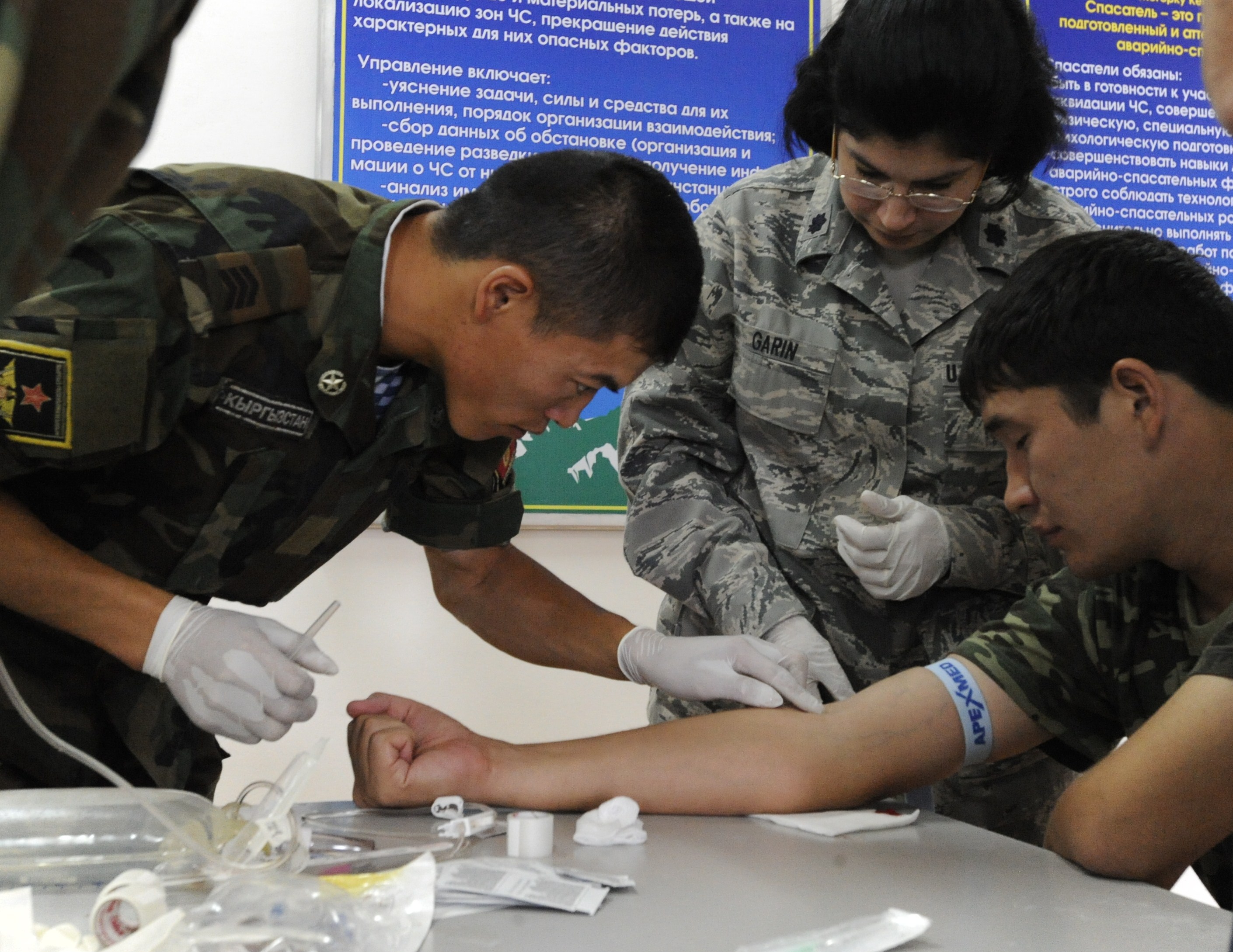US, Kyrgyz military medics hold EMT information exchange > Joint Base ...