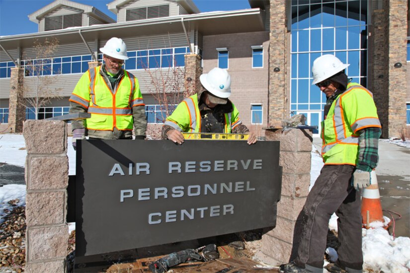 ARPC installs refurbished sign > Buckley Space Force Base > Article Display