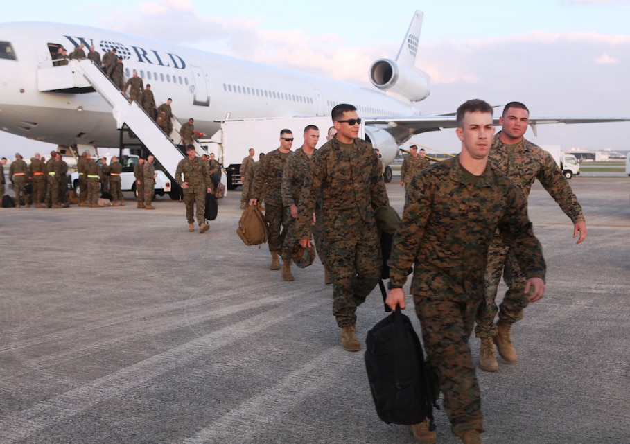 1st Battalion, 4th Marines arrives in Okinawa, joins 31st MEU > United ...