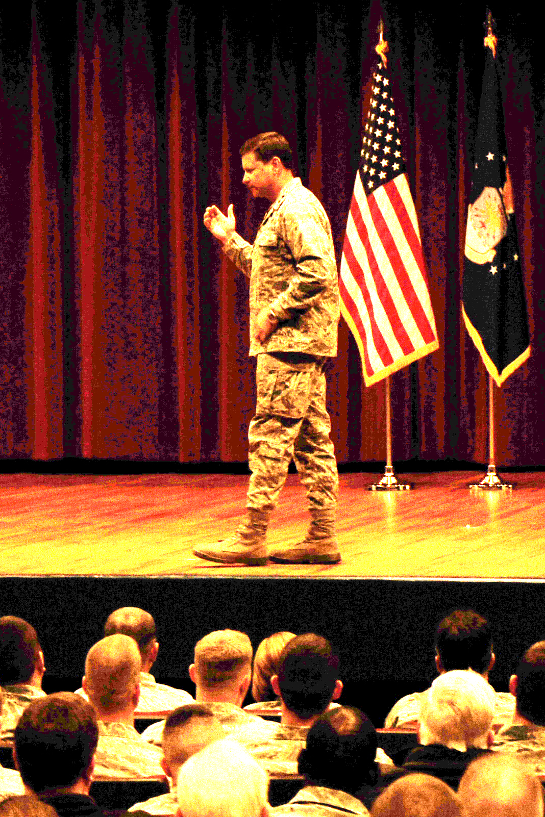 2nd AF Commander All Call at Sheppard AFB