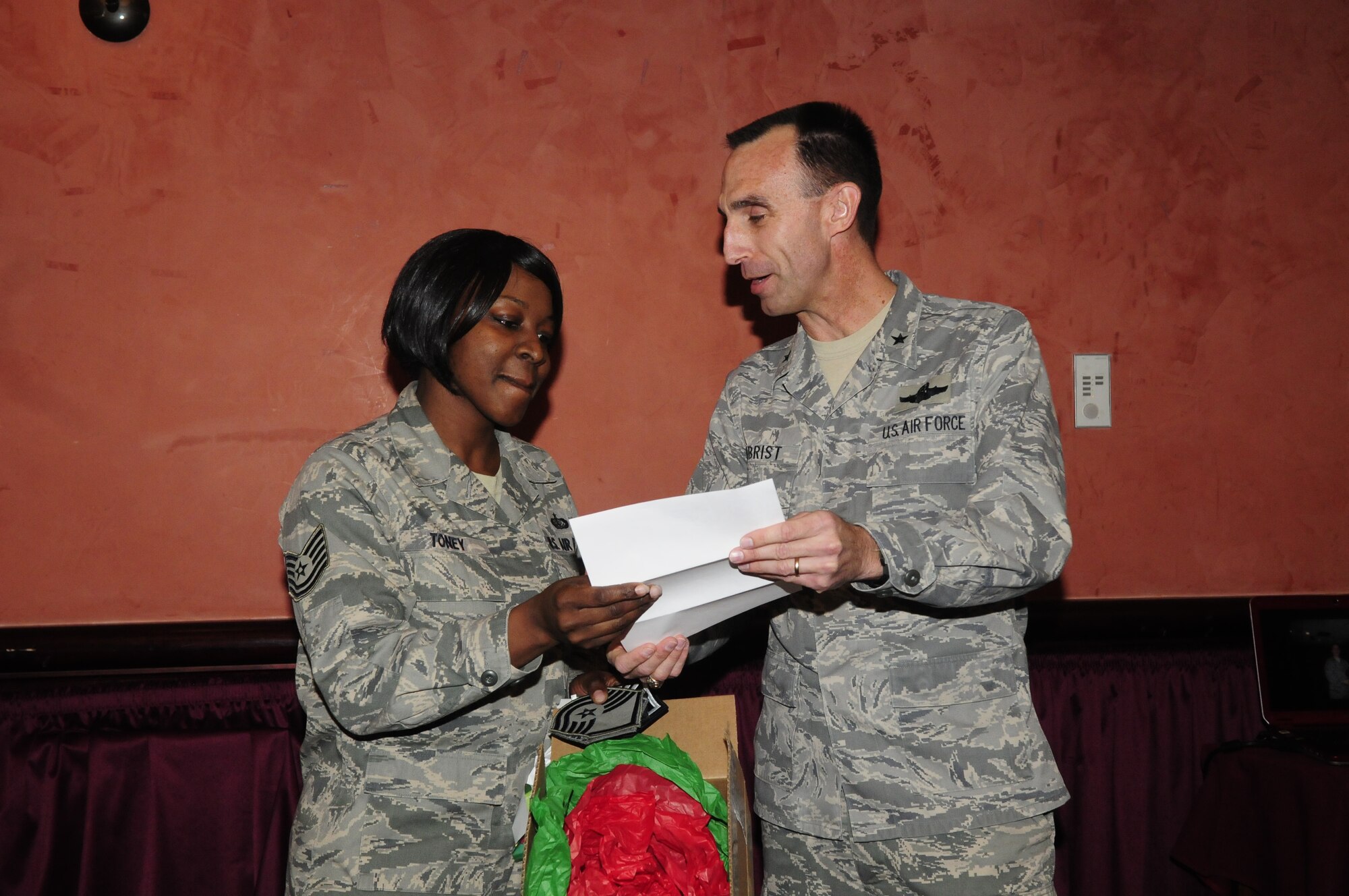 Sergeant receives early holiday present > Aviano Air Base > Display