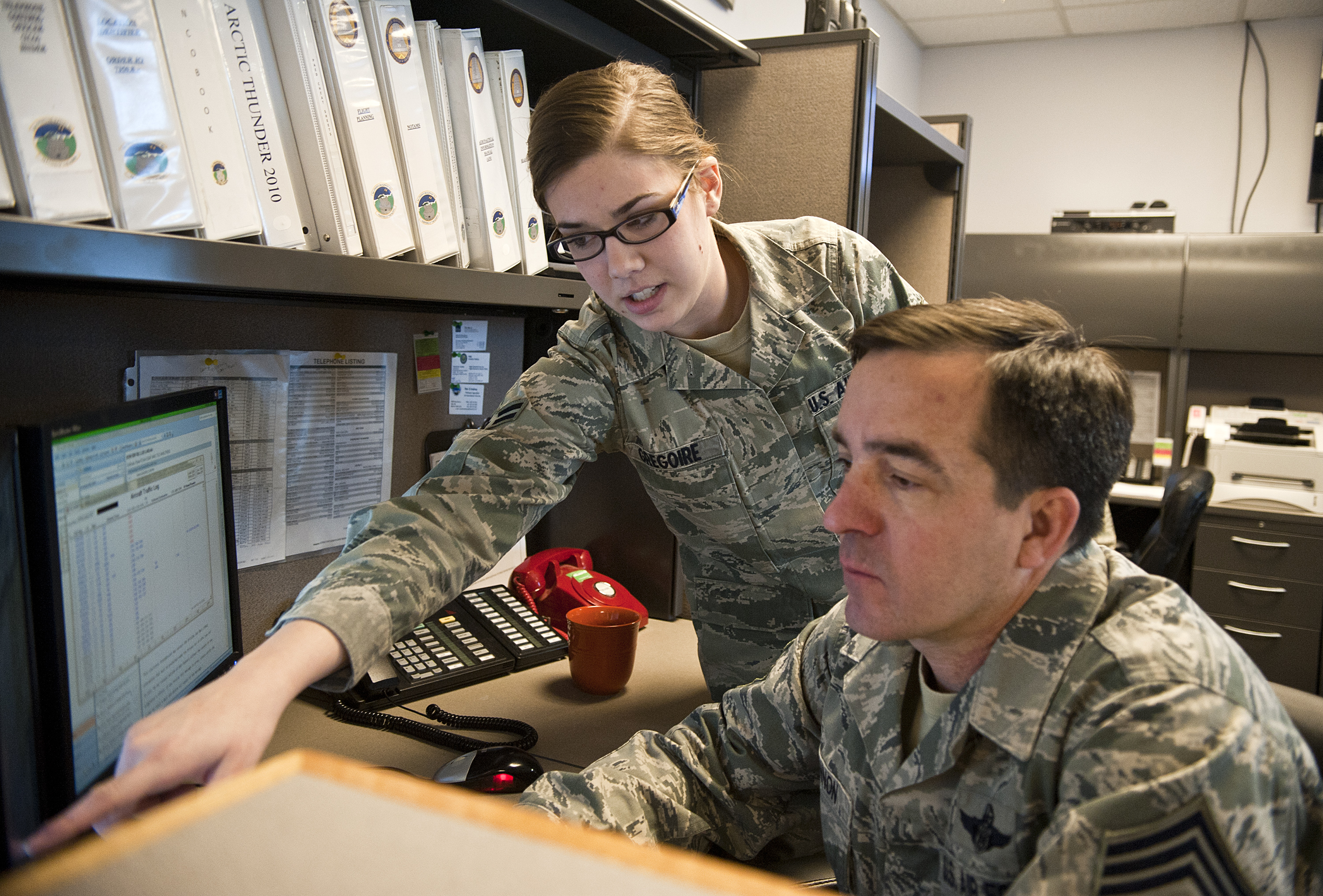 Airmen in Base Operations project combat power > Joint Base Elmendorf ...