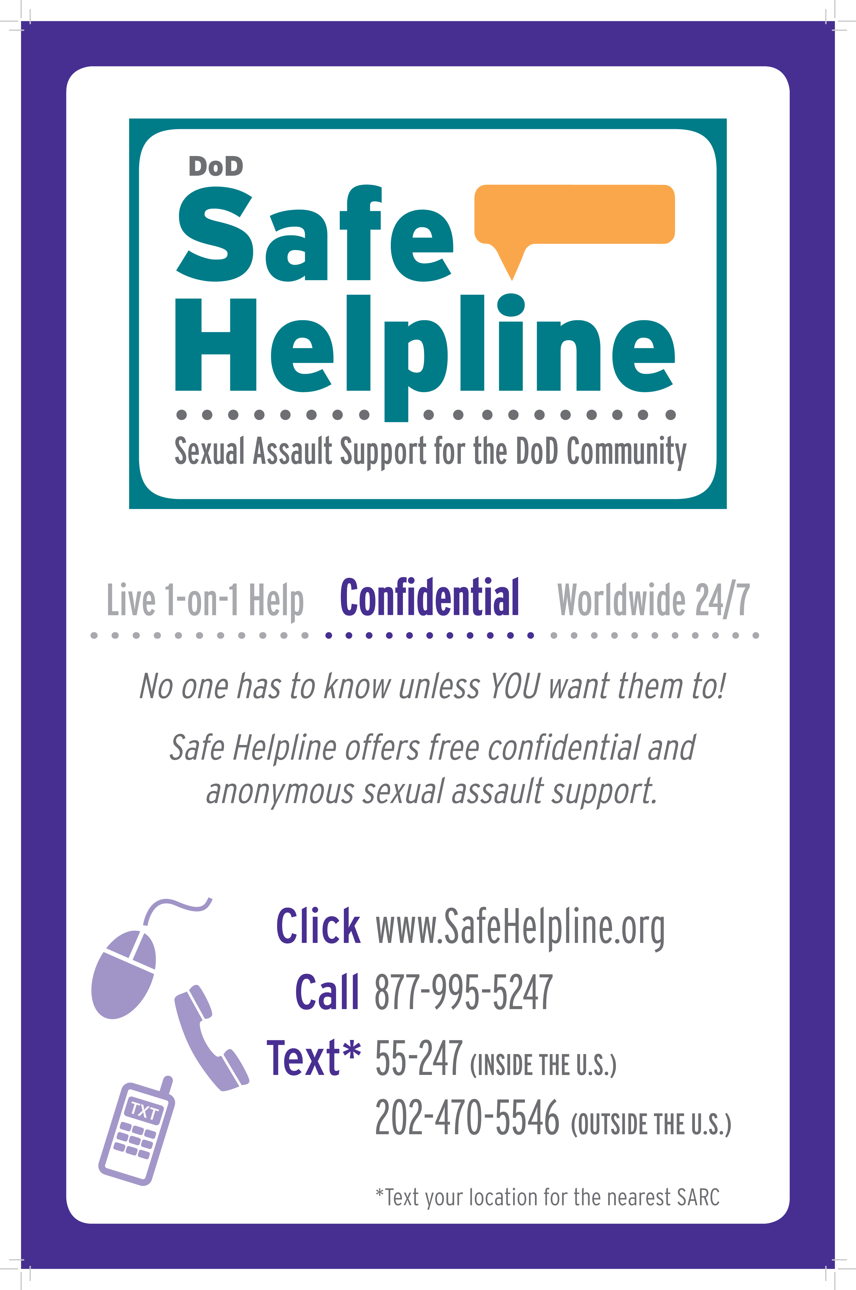 DoD Safe Helpline