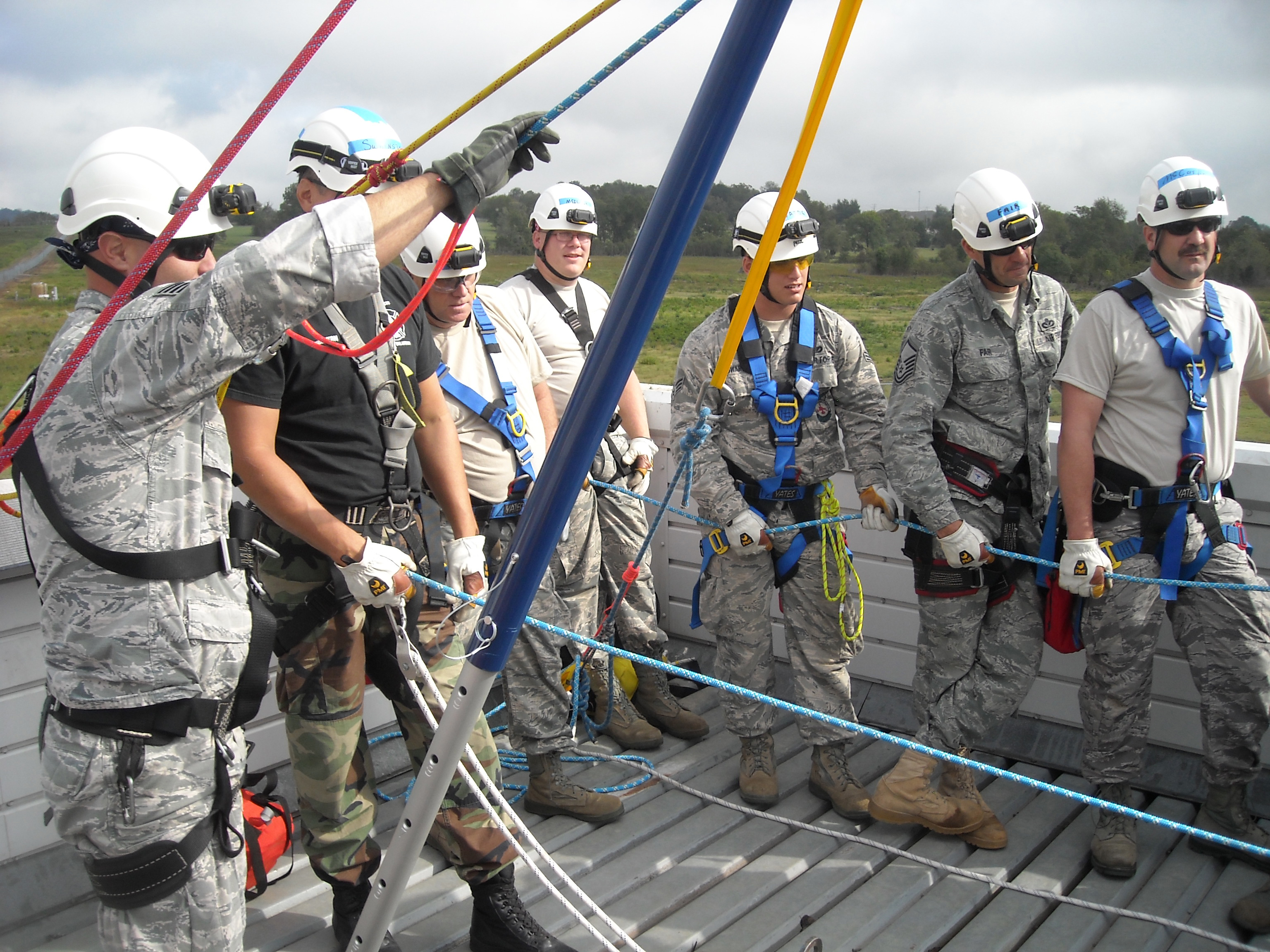 To the rescue: 188th hosts Urban Search and Rescue training