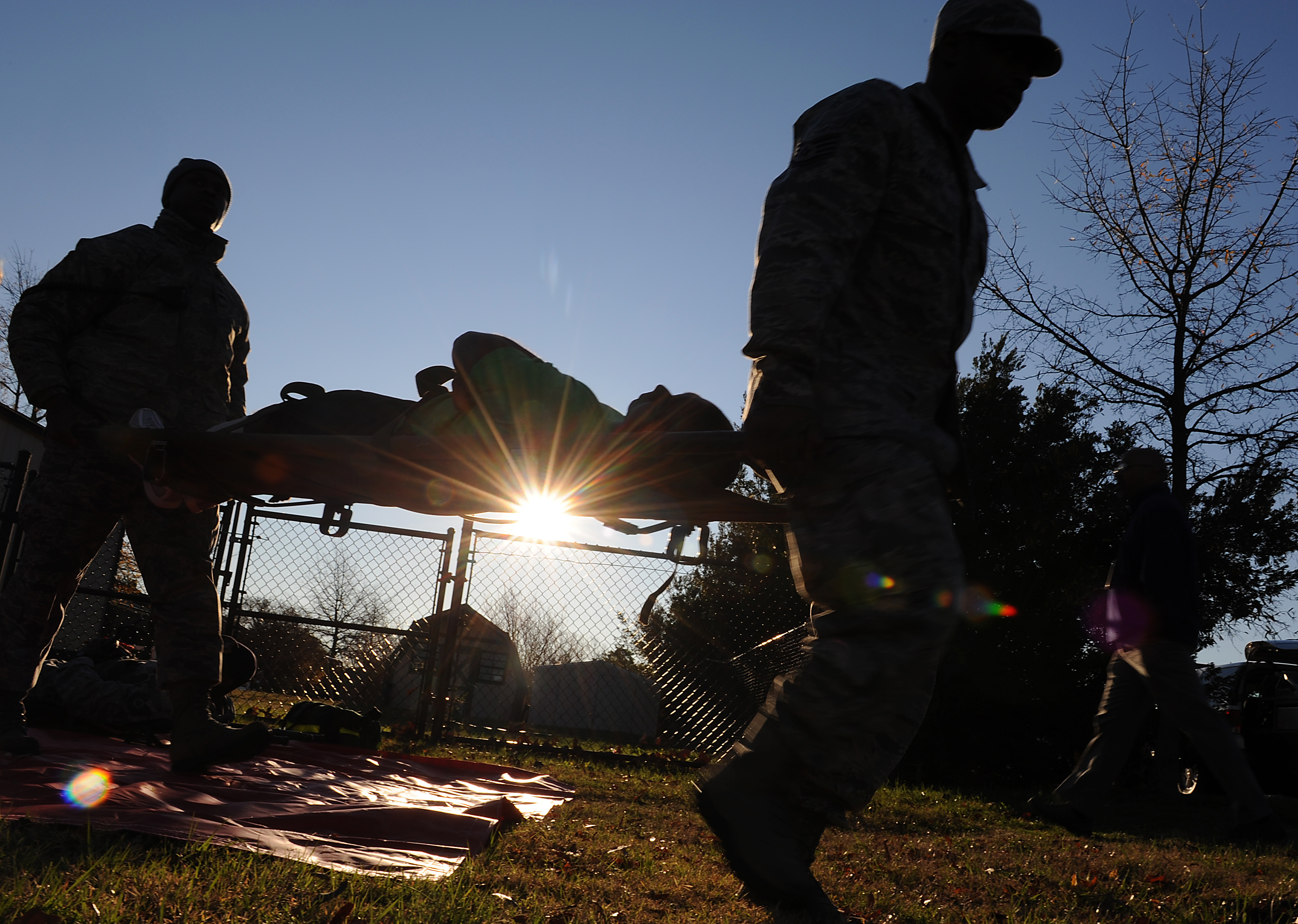 Langley Airmen participate in active shooter exercise
