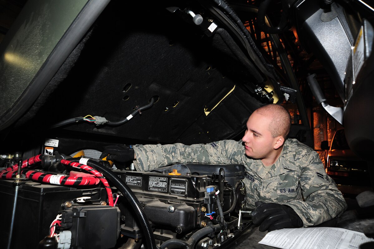 Vehicle maintenance & operations hard at work > Fairchild Air Force ...