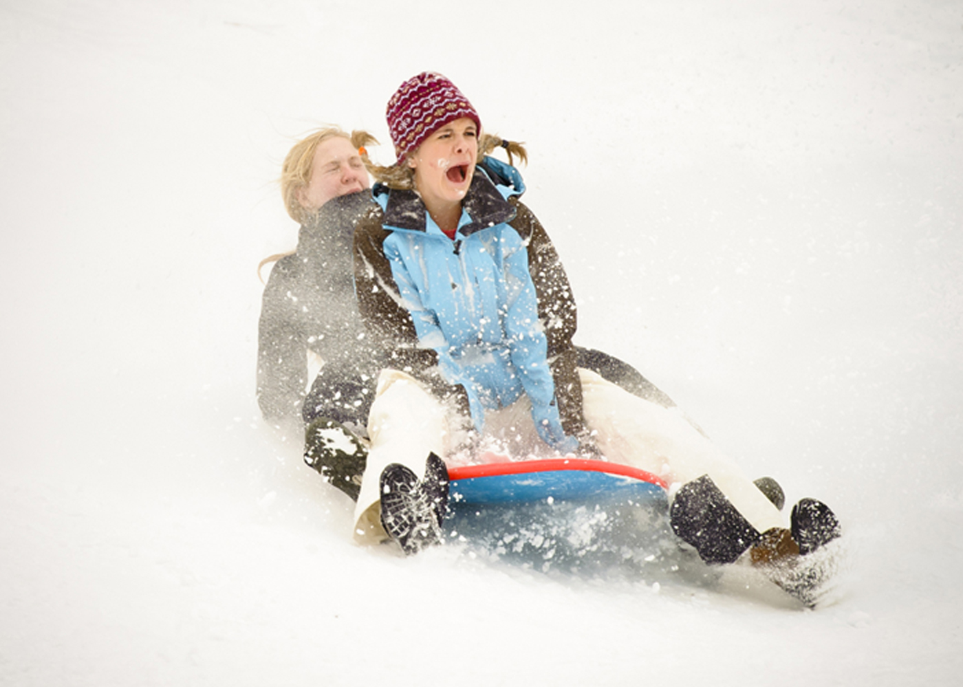 sledding or sledging