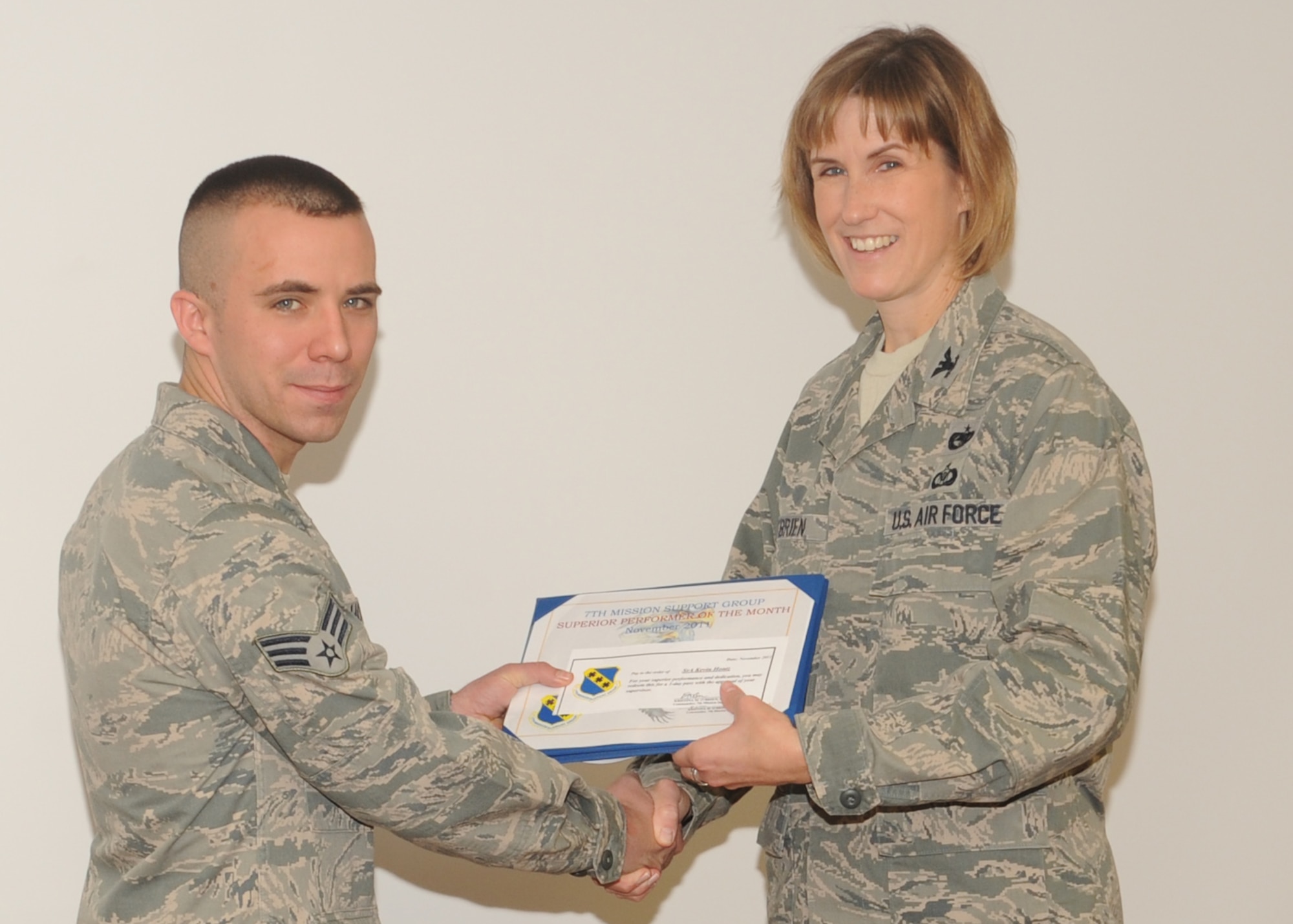 December superior performers honored by leadership > Dyess Air Force ...