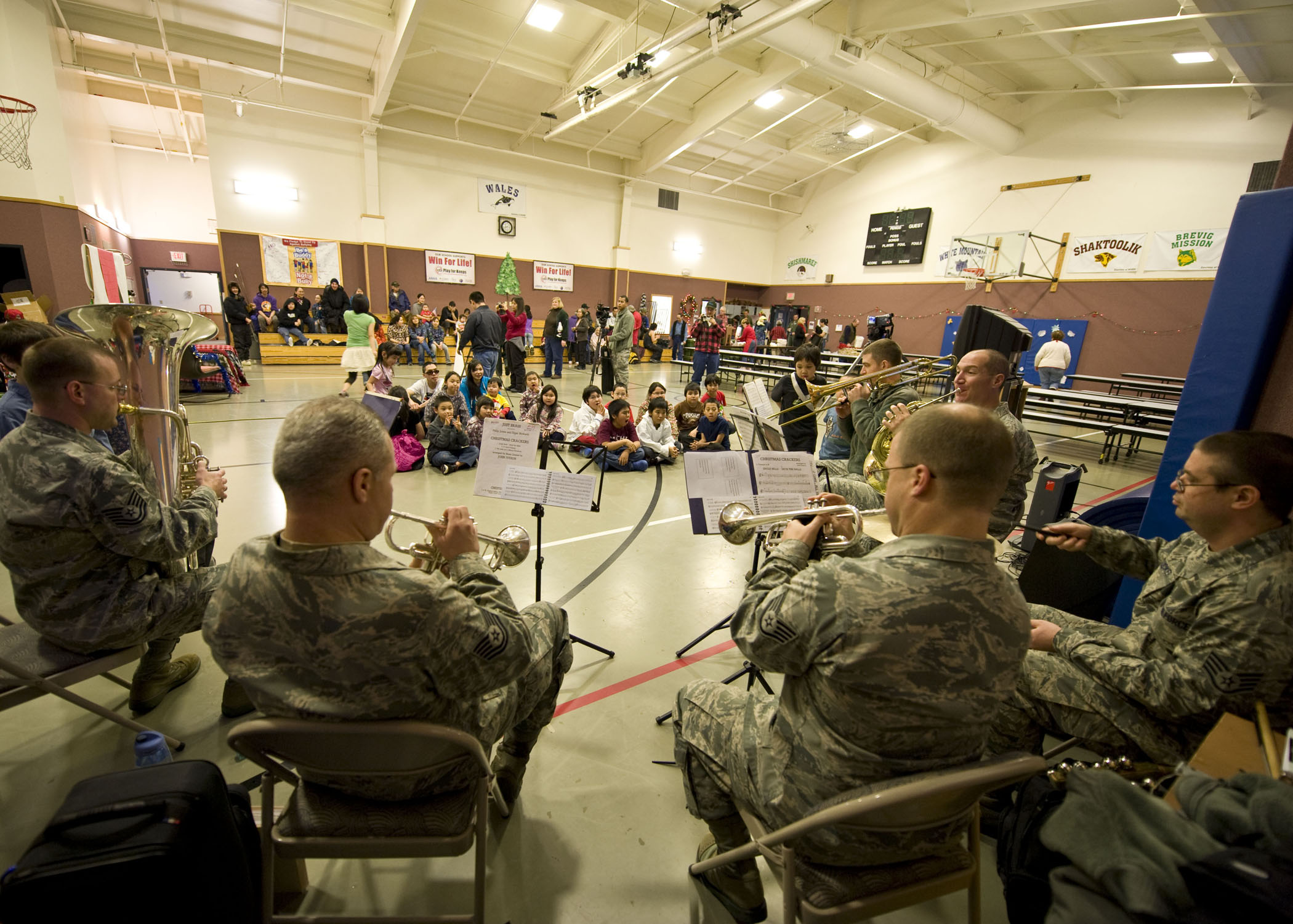 Alaska National Guard brings Operation Santa Claus to Wales > Air Force ...