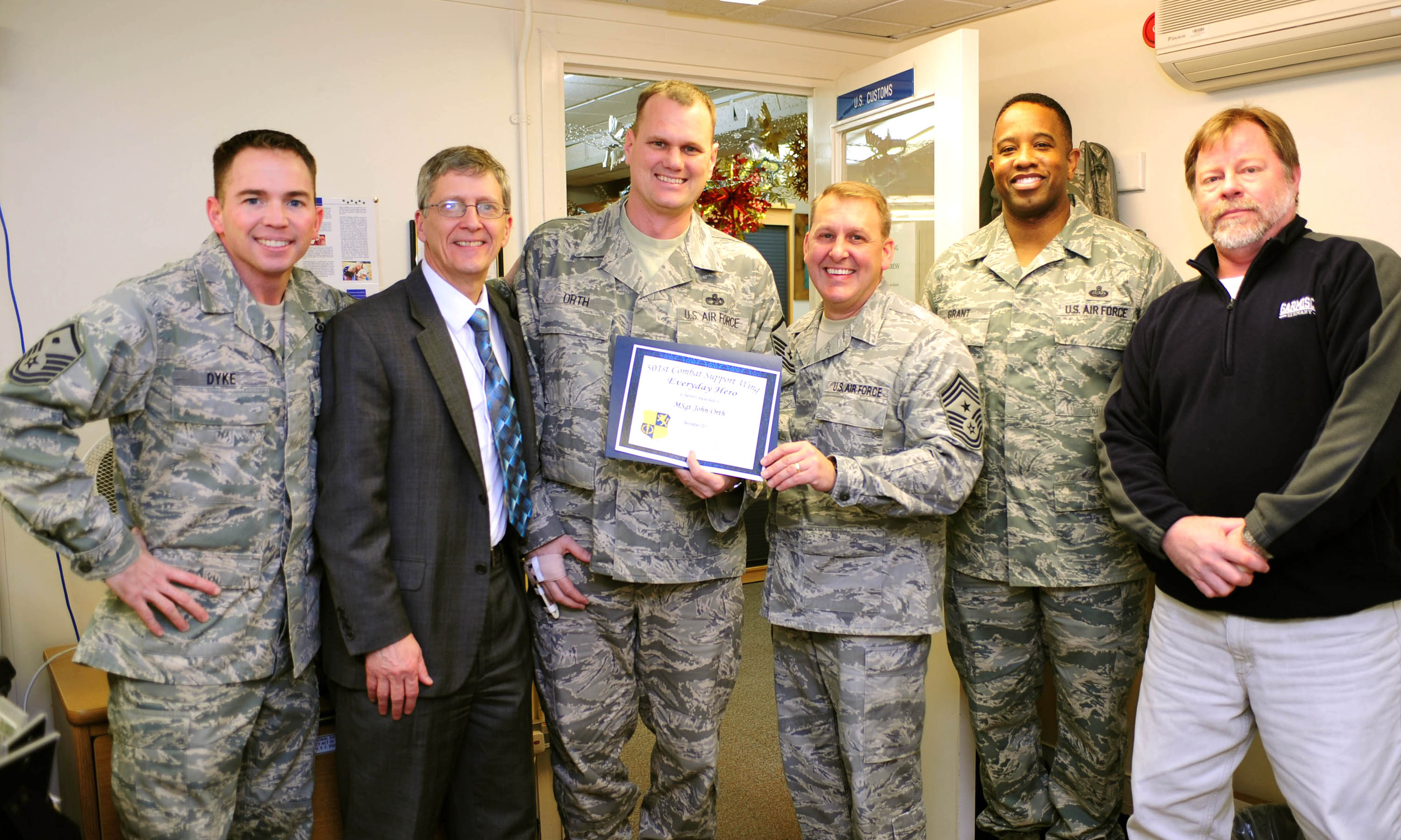 501st CSW Everyday Hero > 501st Combat Support Wing > Article Display