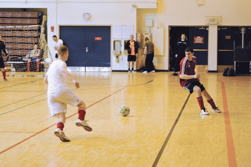 Military athletes get kick out of indoor soccer > Joint Base Elmendorf ...