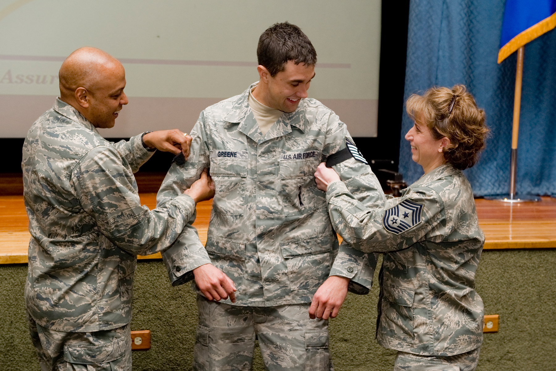 Two receive next stripe through STEP program > Malmstrom Air Force Base ...
