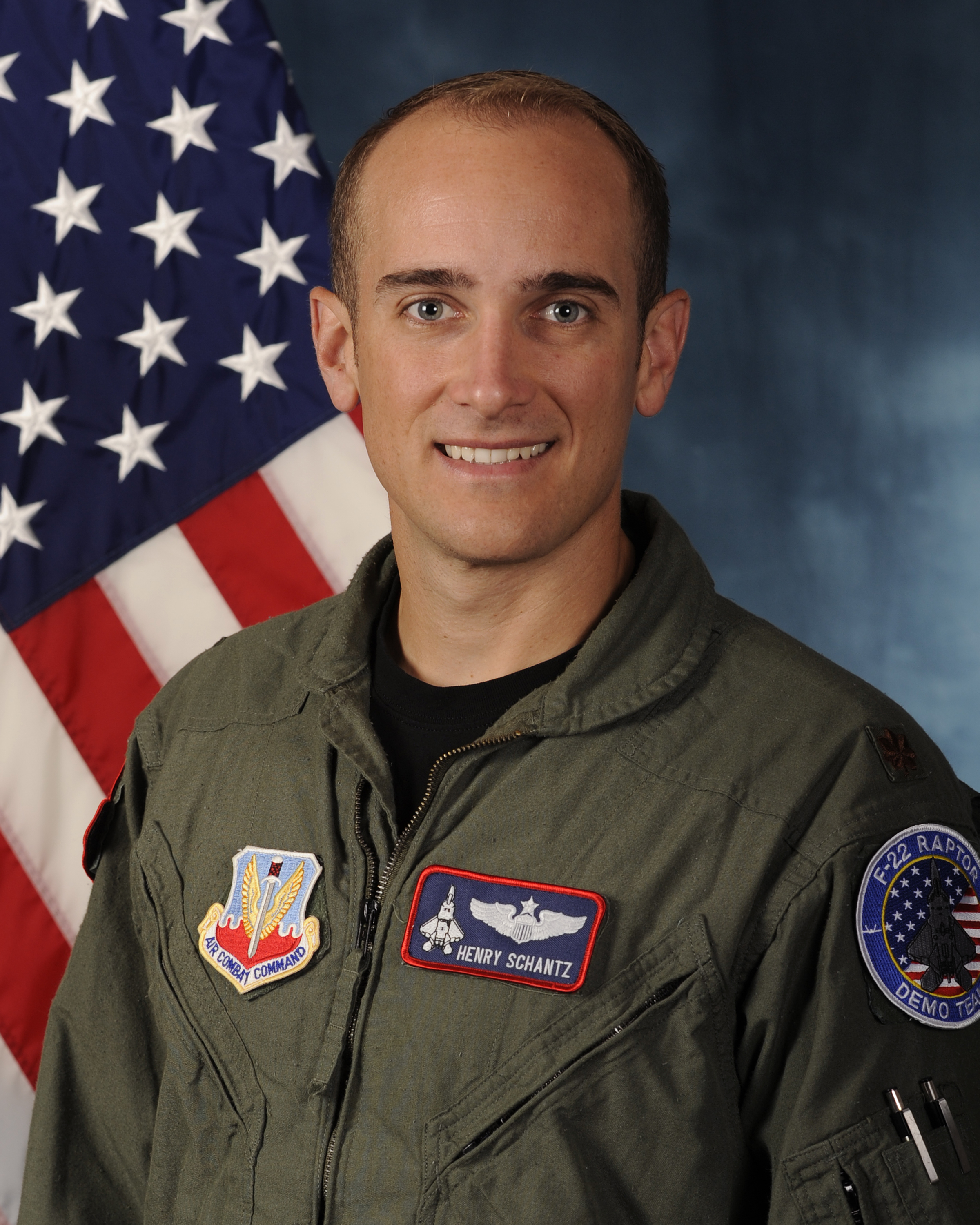 Major Henry "Schadow" Schantz, F-22 Demonstration Pilot