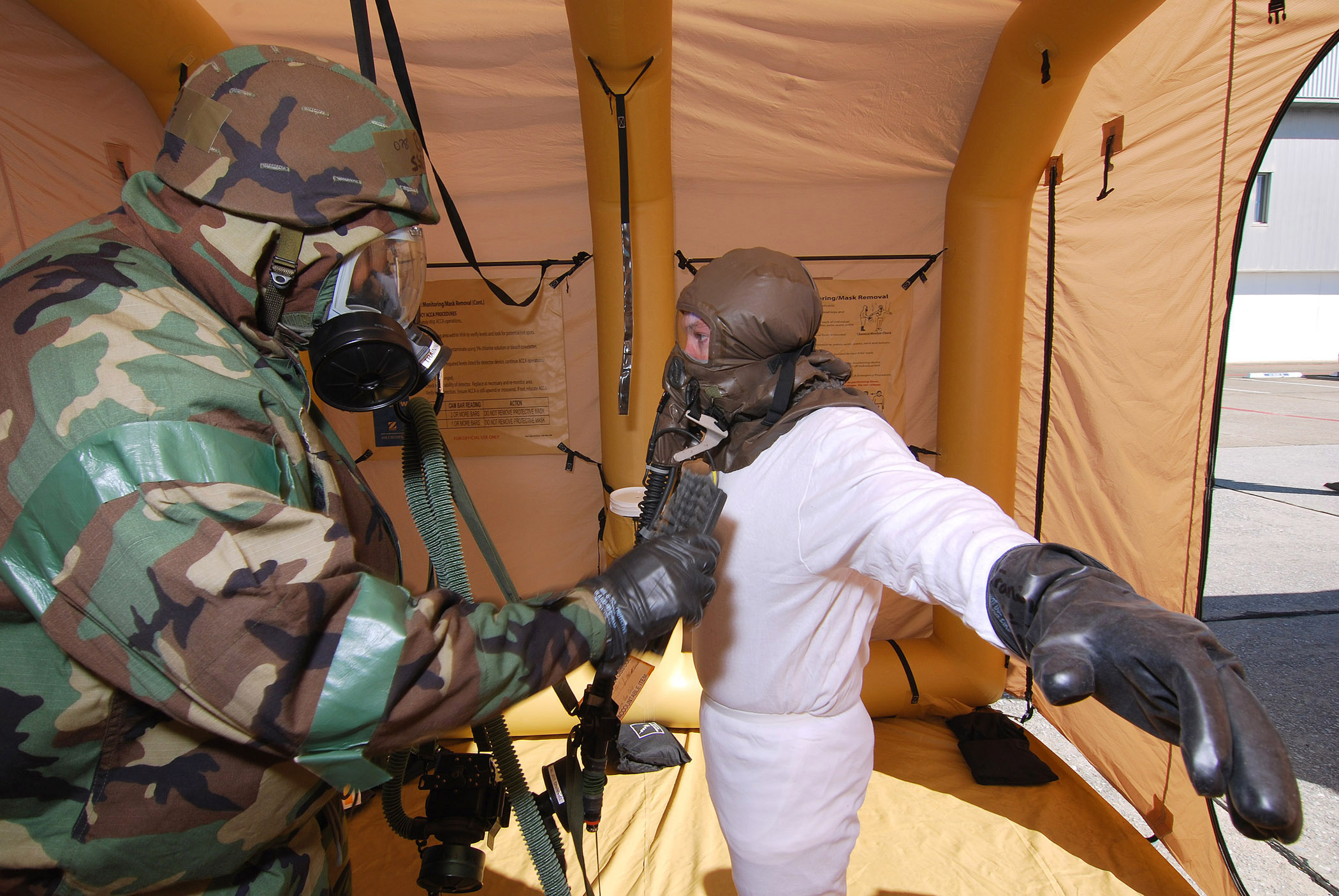 Aircrew Decontamination Training