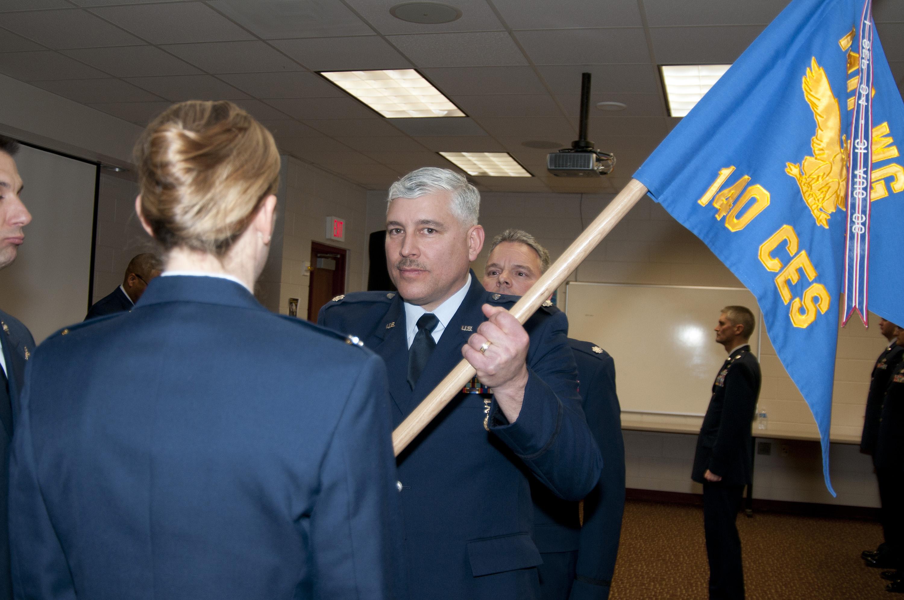 140th Civil Engineering Squadron Change of Command