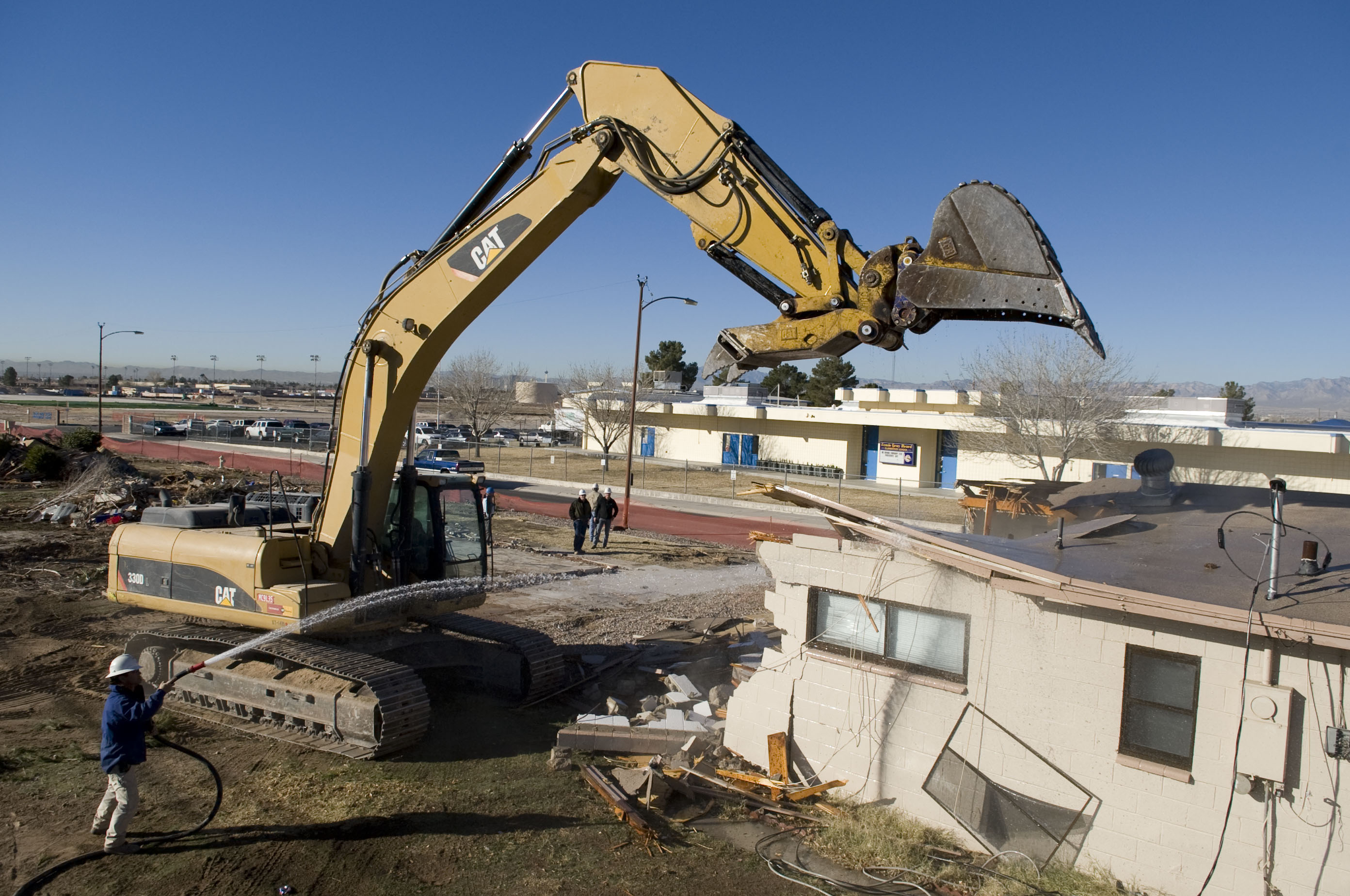 Base commander finishes base housing demolition project > Nellis Air ...