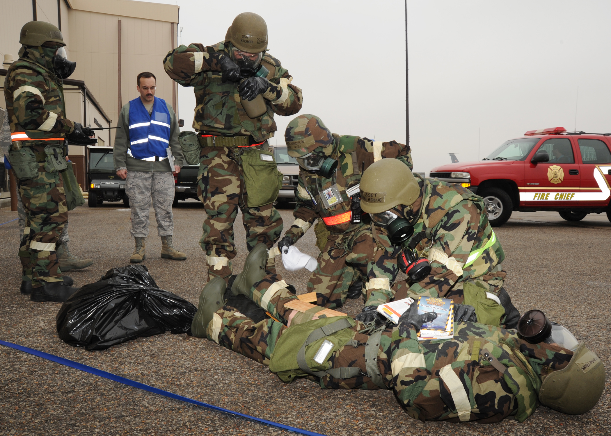 Airmen 'exercise' deployment skills