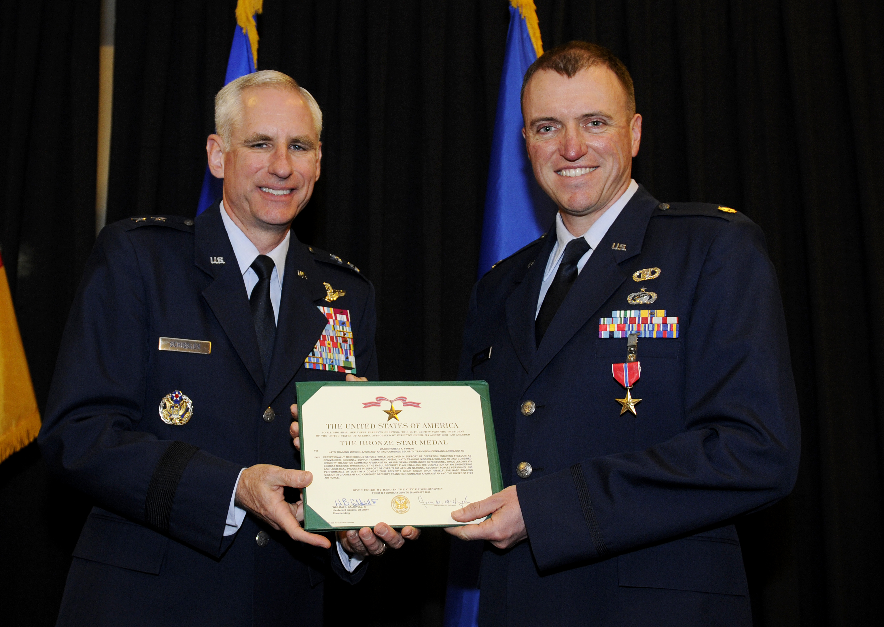 USAFE Airmen receive Bronze Star > U.S. Air Forces in Europe - Air ...
