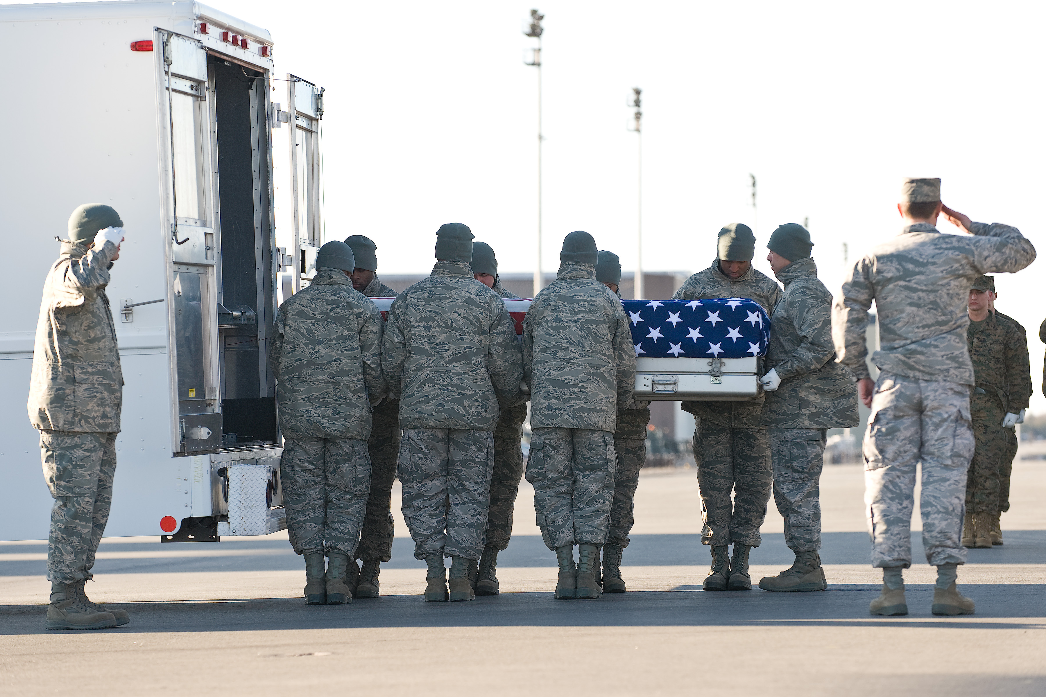 Air Force Airman 1st Class Corey C. Owens honored in dignified transfer ...