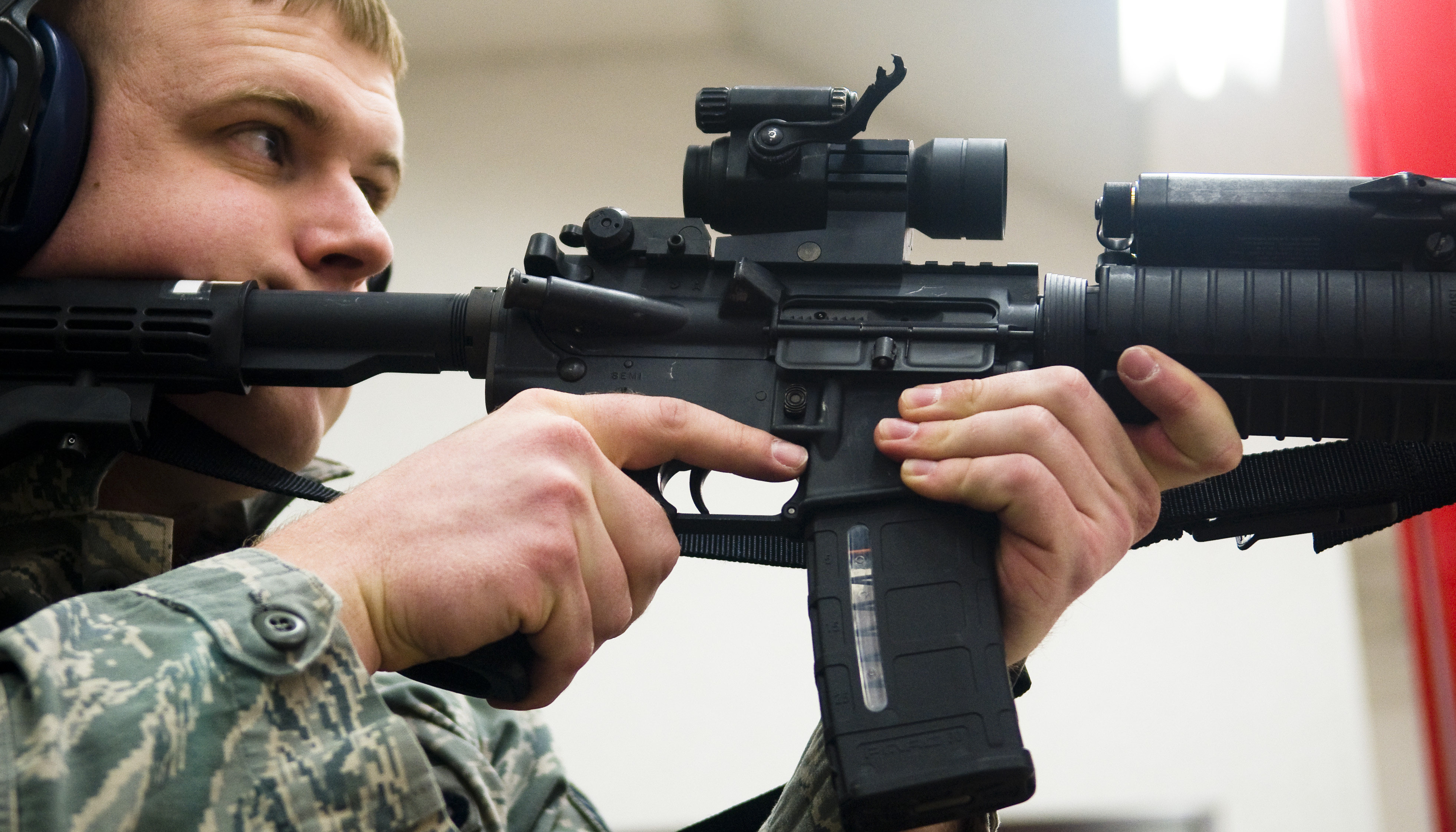 Security forces remain adept through weapons training