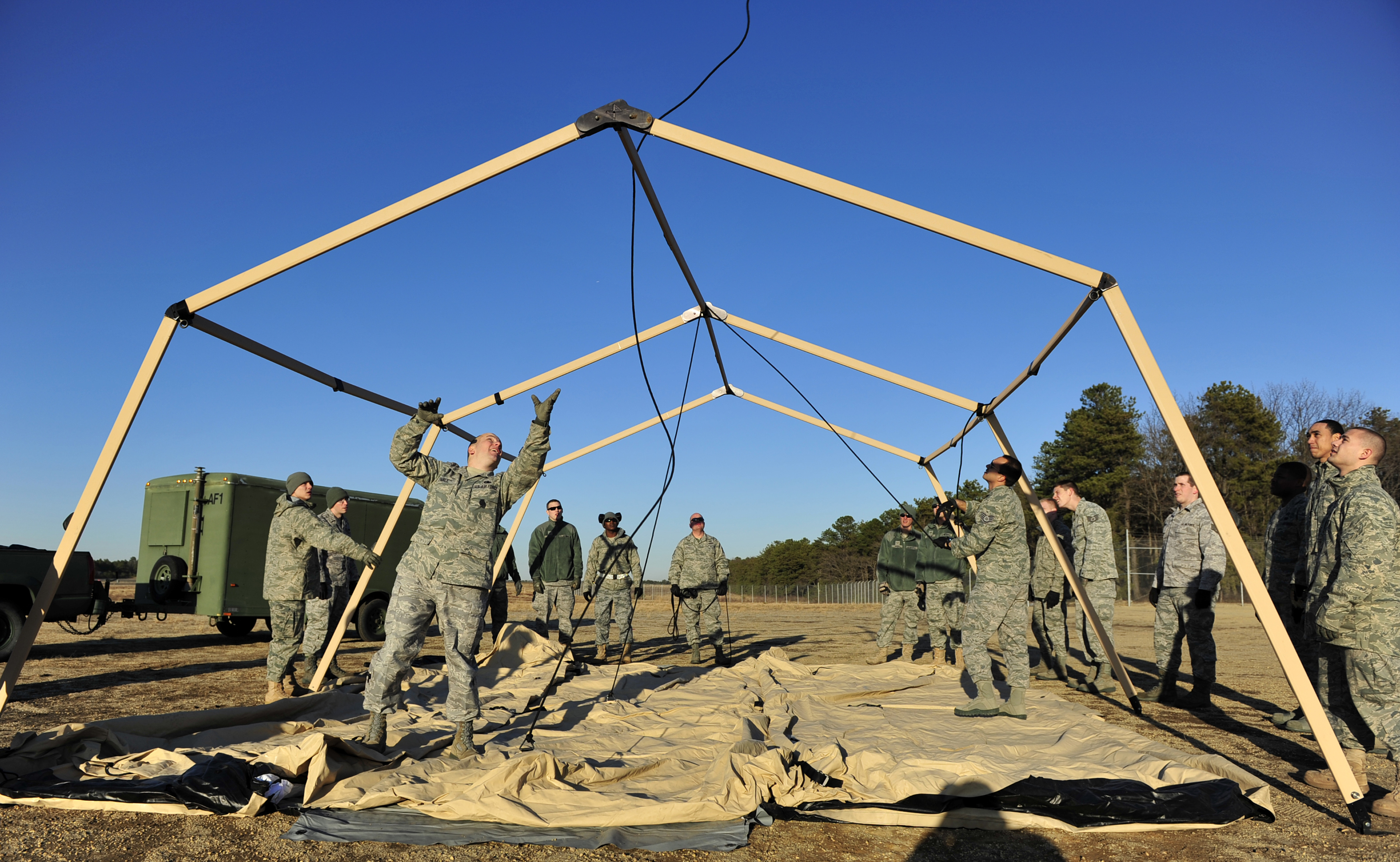 Photos: Contingency response team trains around clock to deploy around ...