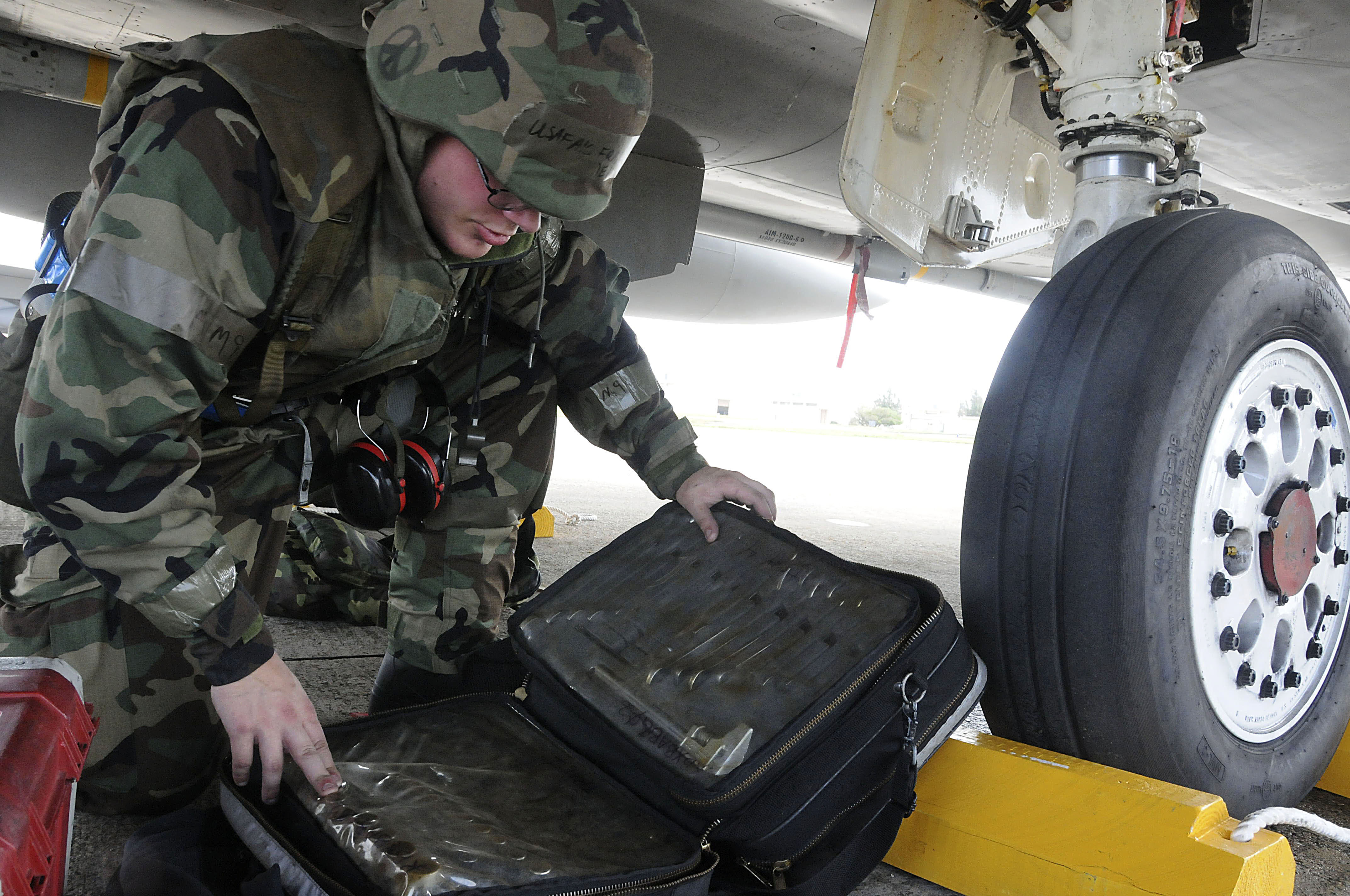 F-15 Post Flight Inspection
