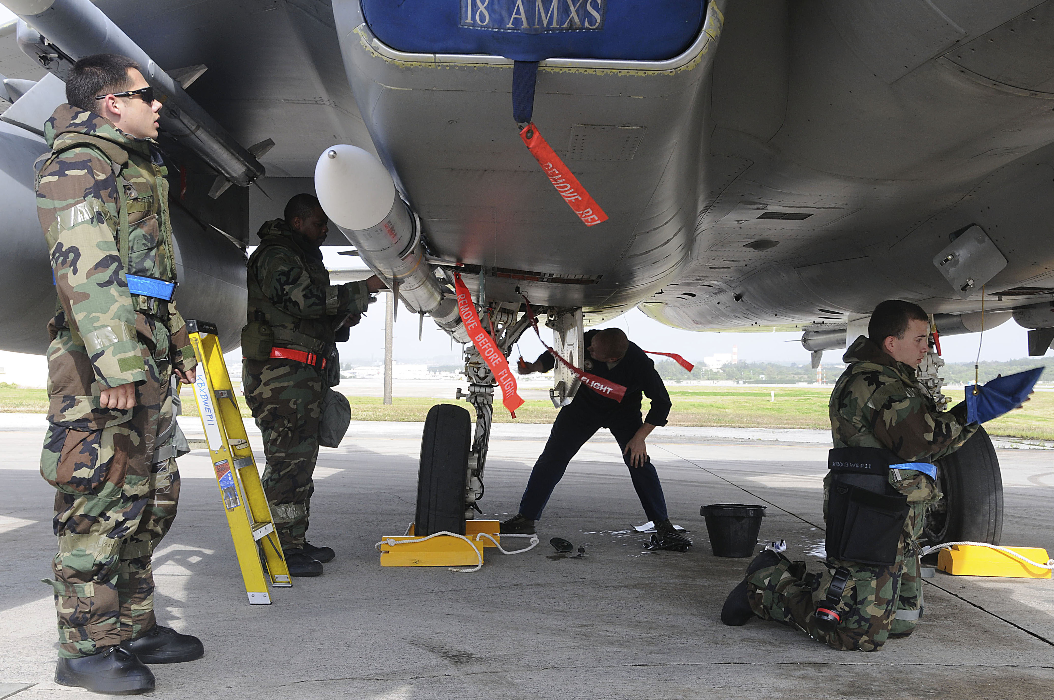F-15 Post Flight Inspection