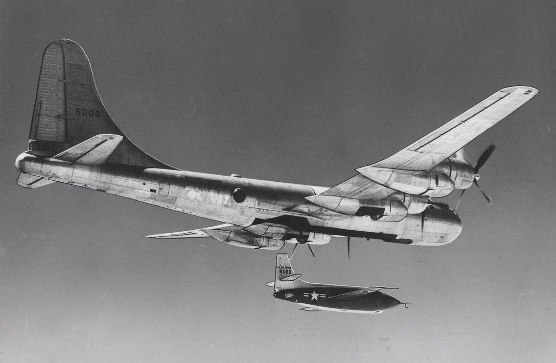 B-29 drops X-1 for launching.