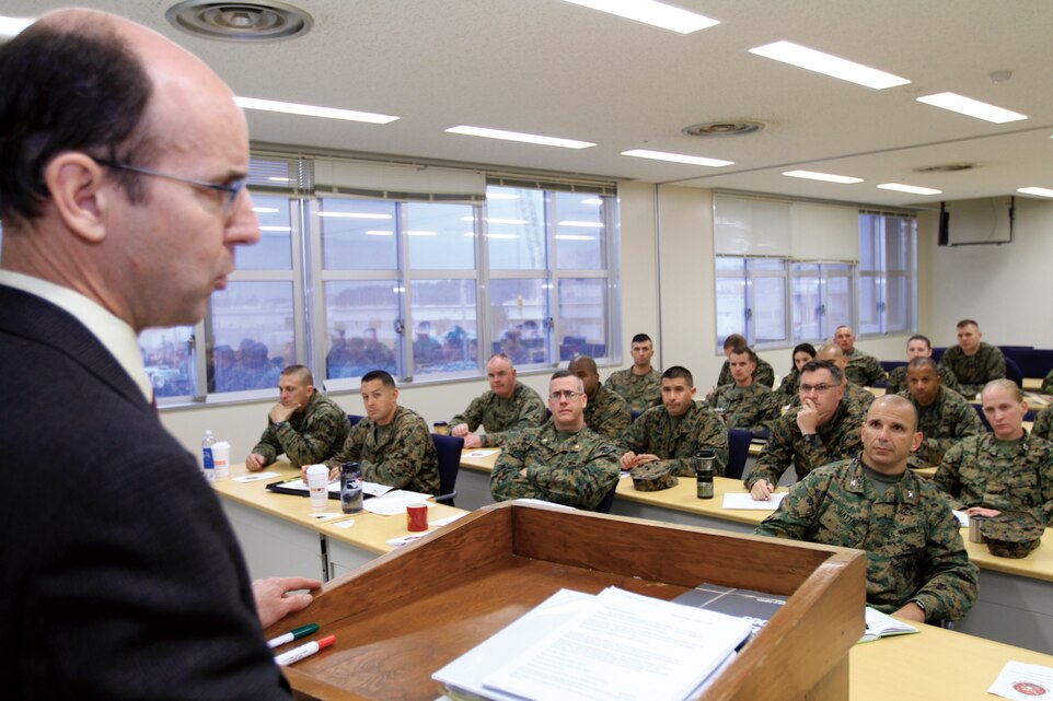 Marine Corps University professor tours, lectures on counter terrorism ...