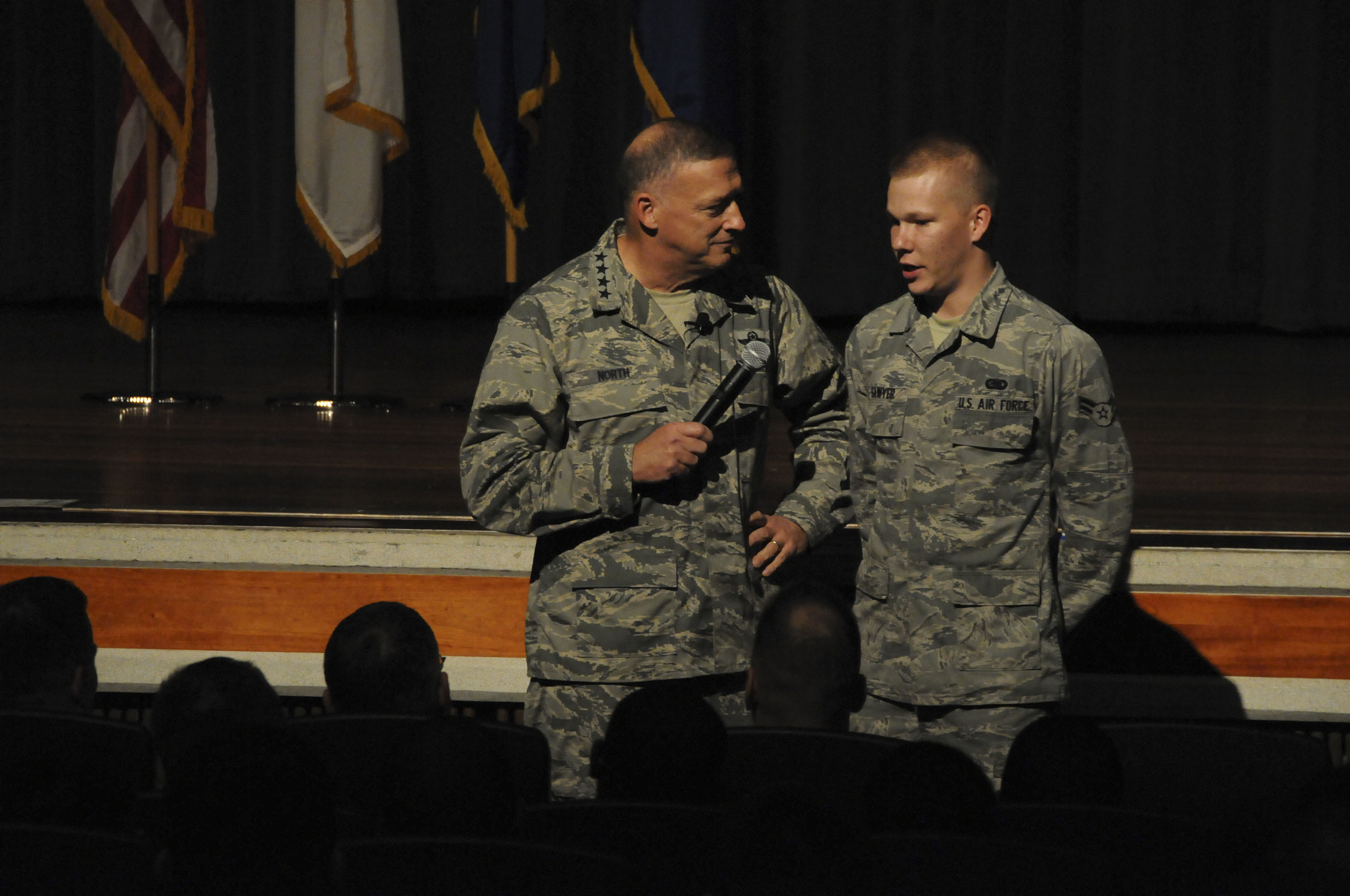 Gen. Gary North visits Kadena
