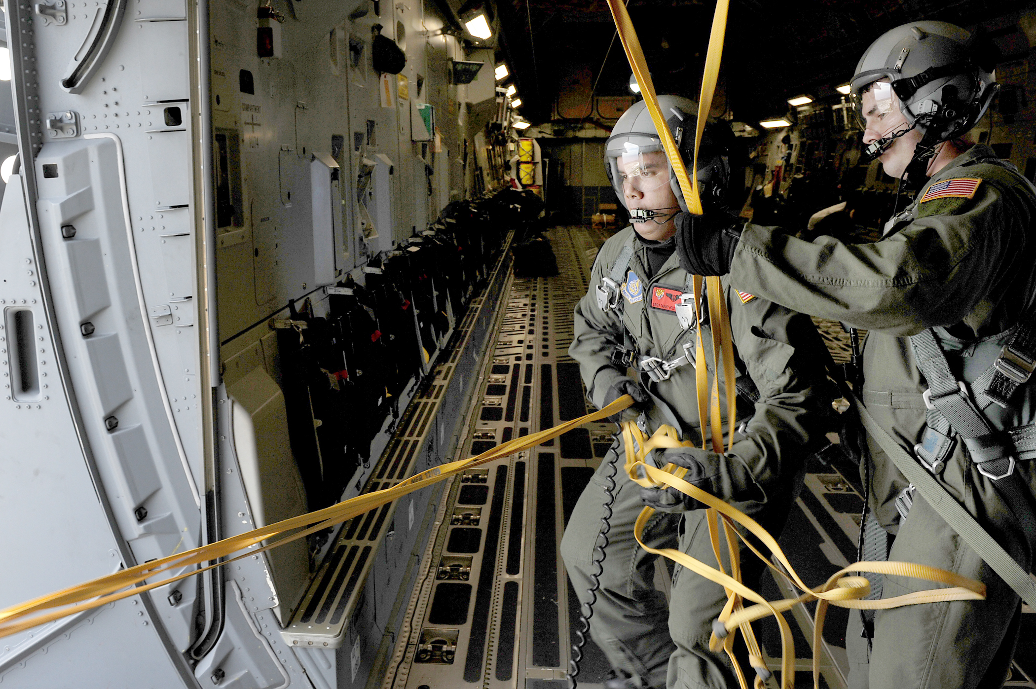 Static-line jumps over Guam