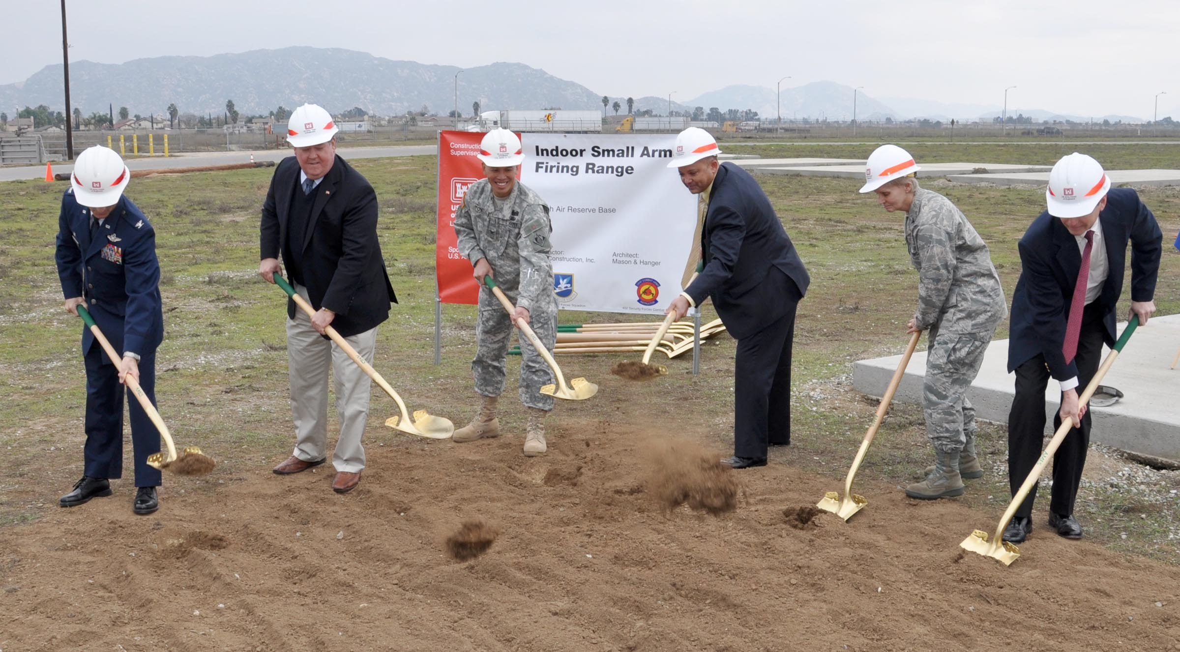 March breaks ground for new firing range > March Air Reserve Base ...