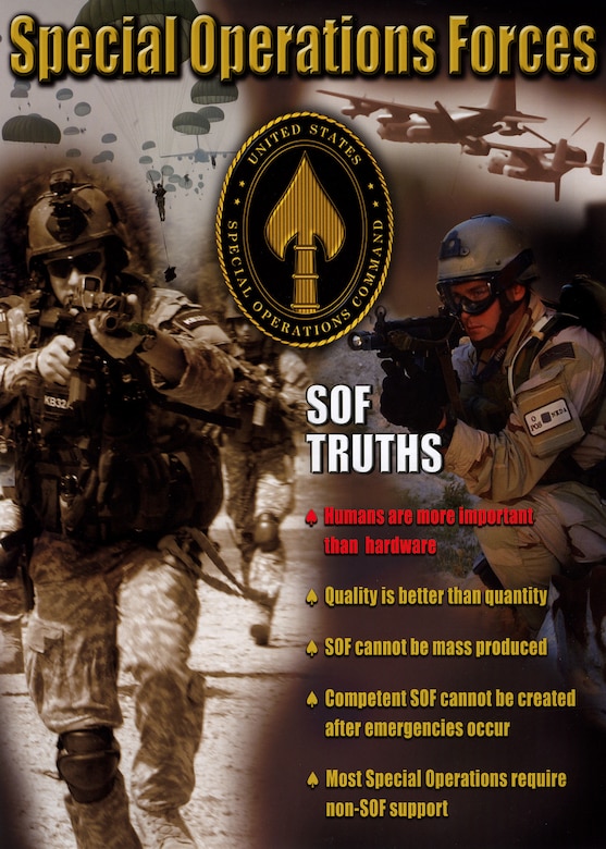 SOF Truths...Relationships truly matter > Air Force Special Operations ...